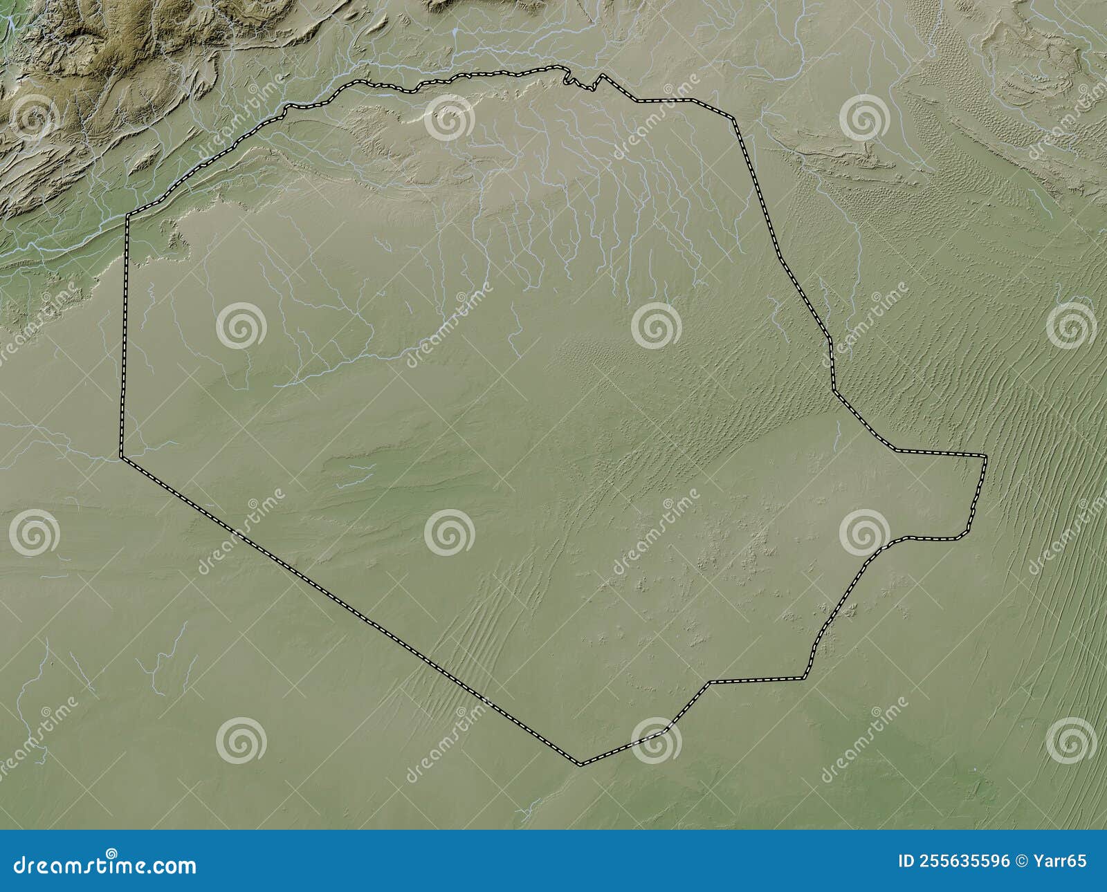 Tindouf, Algeria. Wiki. No Legend Stock Illustration - Illustration of ...