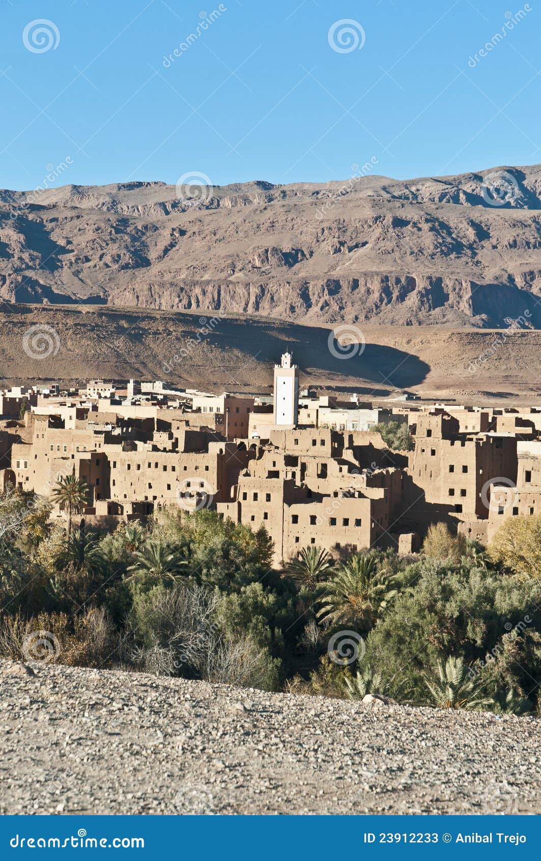 Tinerhir Village at Morocco Stock Image - Image of gore, rock: 23912233