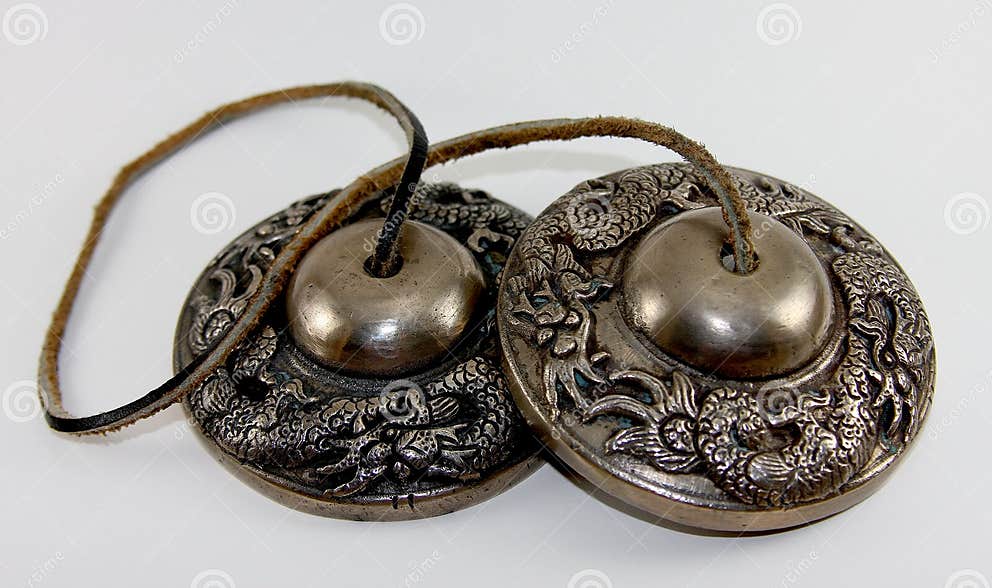 Tingsha Bells stock image. Image of brass, prayer, bell - 7795751