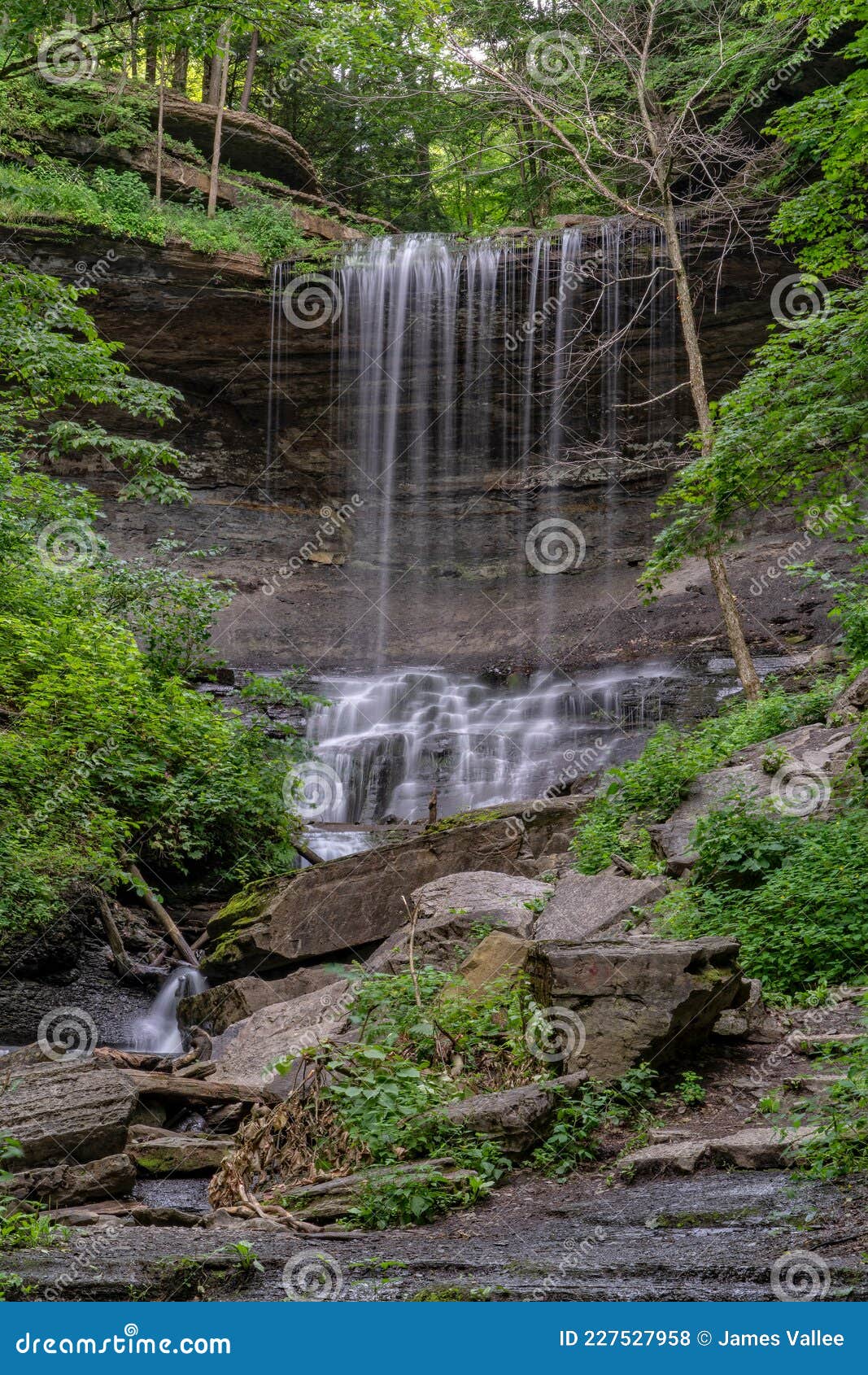 Tinker Falls in New York stock photo. Image of america - 227527958