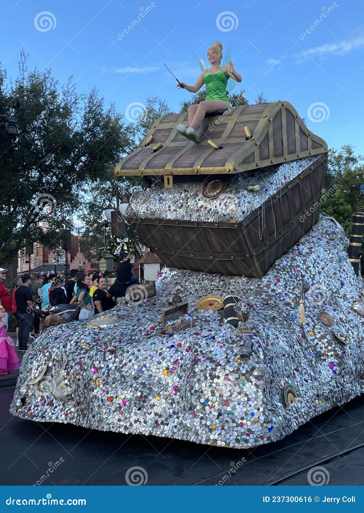 Tinkerbell on a Float at the Magic Kingdom, Orlando, FL Editorial Photo ...