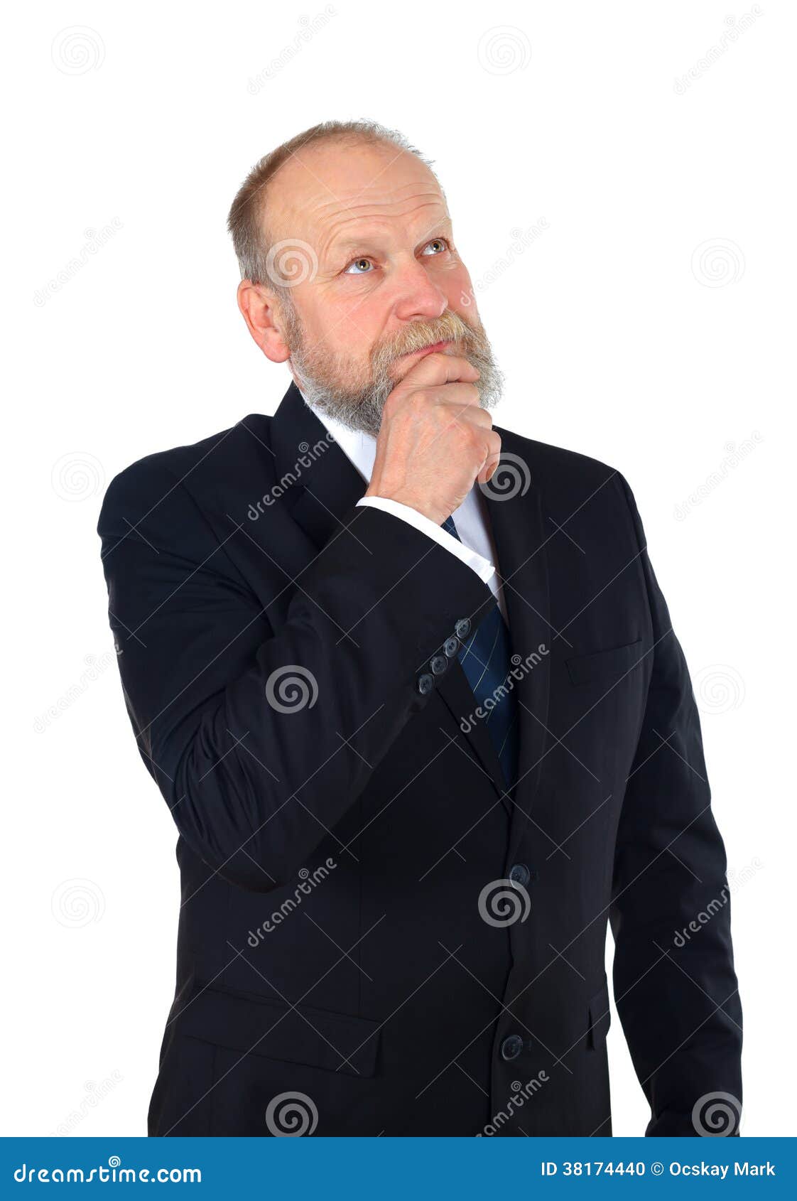 Tinking about a business stock photo. Image of executive - 38174440