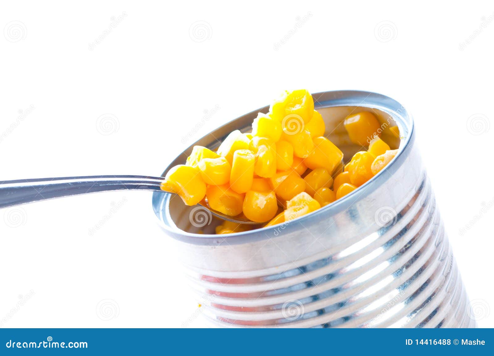 Tinned corn stock photo. Image of sweet, bean, vegetable - 14416488