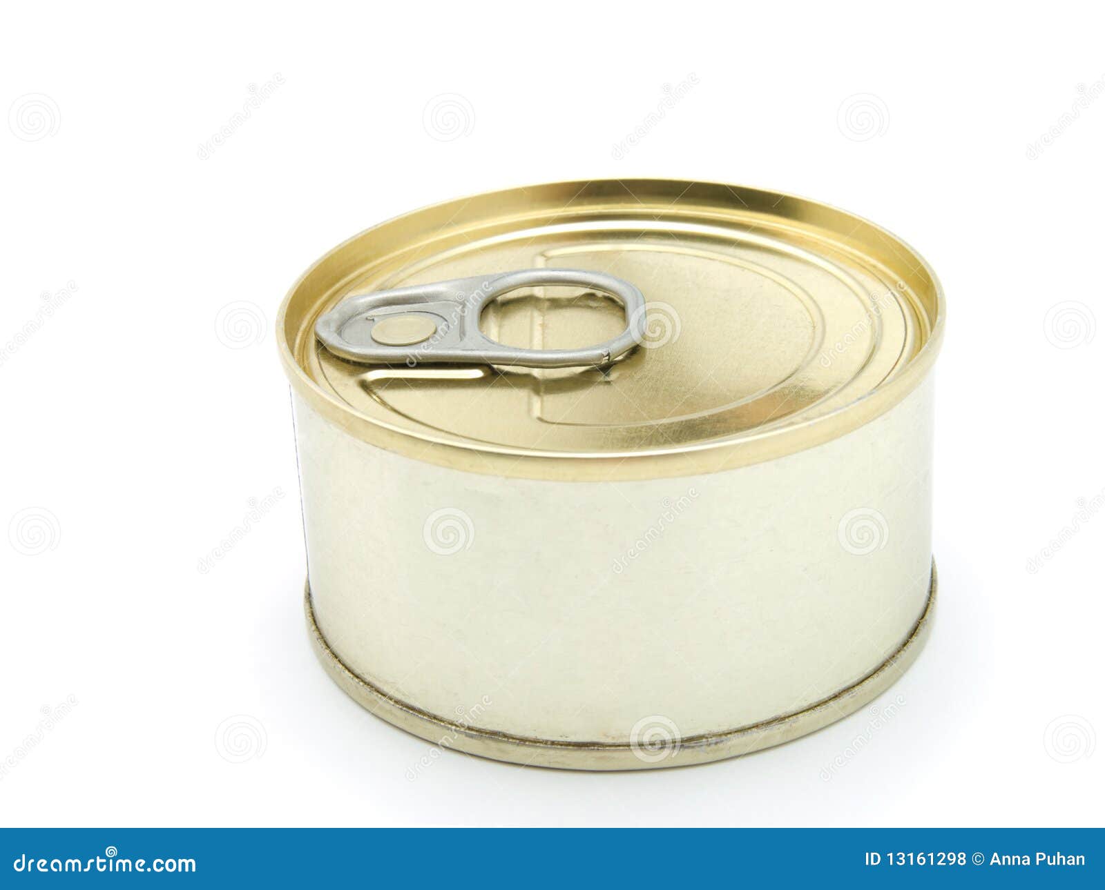 Tinned Food And Metal Cans Storage On Light Blue Background. Royalty ...