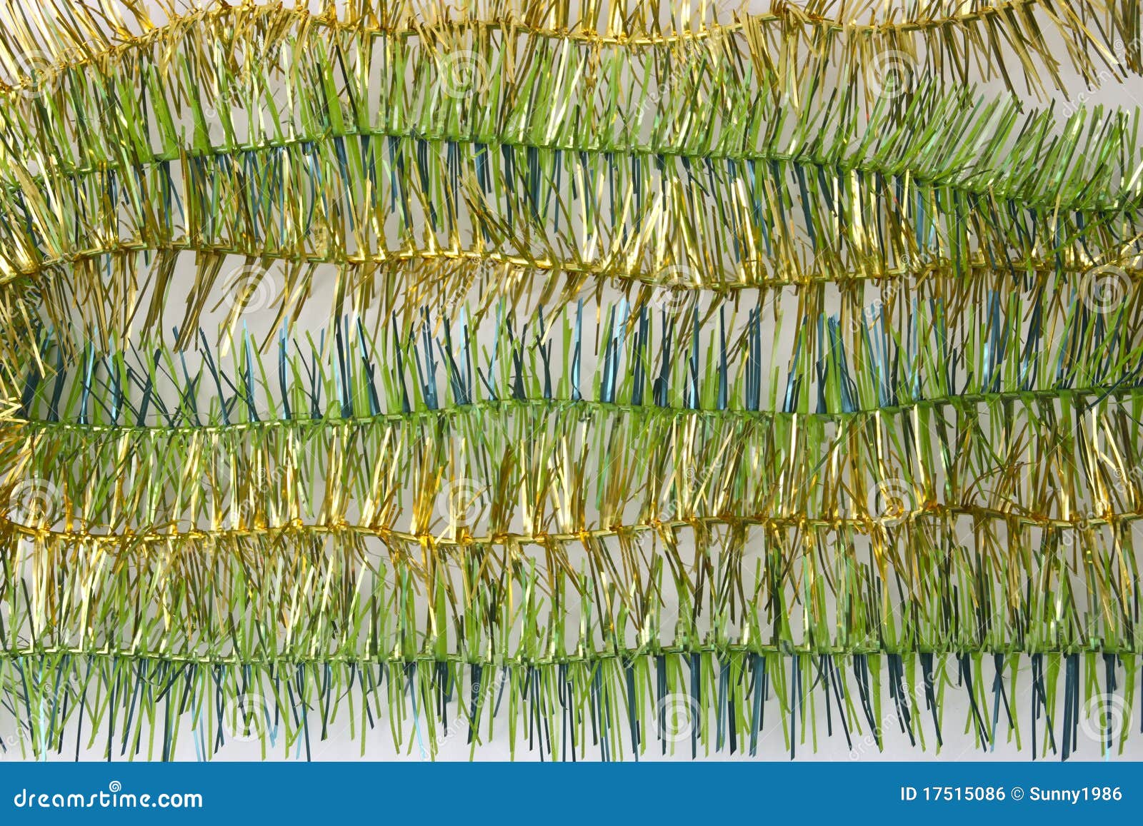 Tinsel stock photo. Image of green, tinsel, single, holiday - 17515086