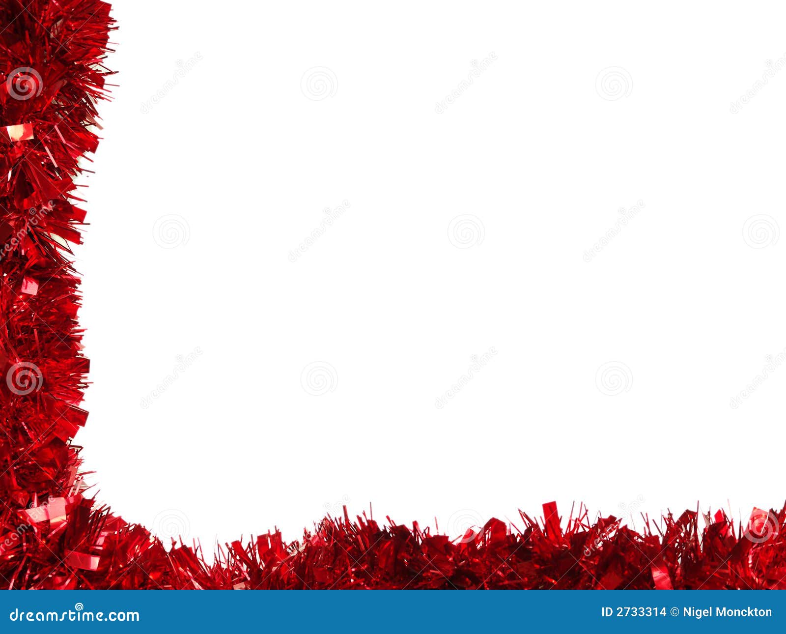 Tinsel borders collection stock photo. Image of gold, decoration - 2733314