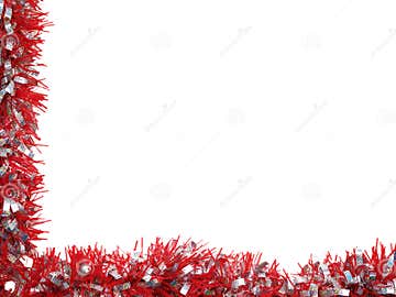 Tinsel borders collection stock image. Image of gold, green - 2733319