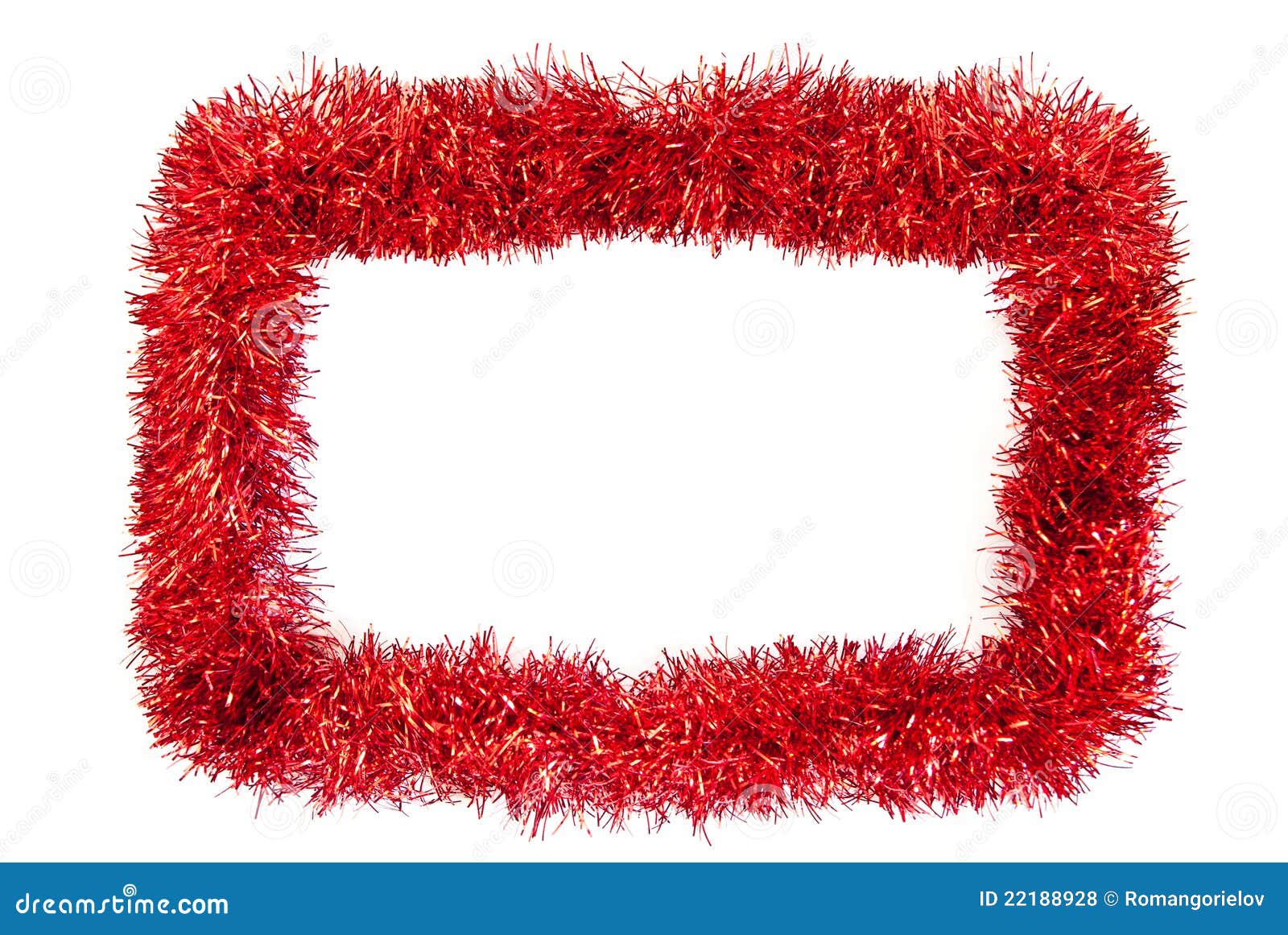 Tinsel frame stock photo. Image of frame, december, copy - 22188928