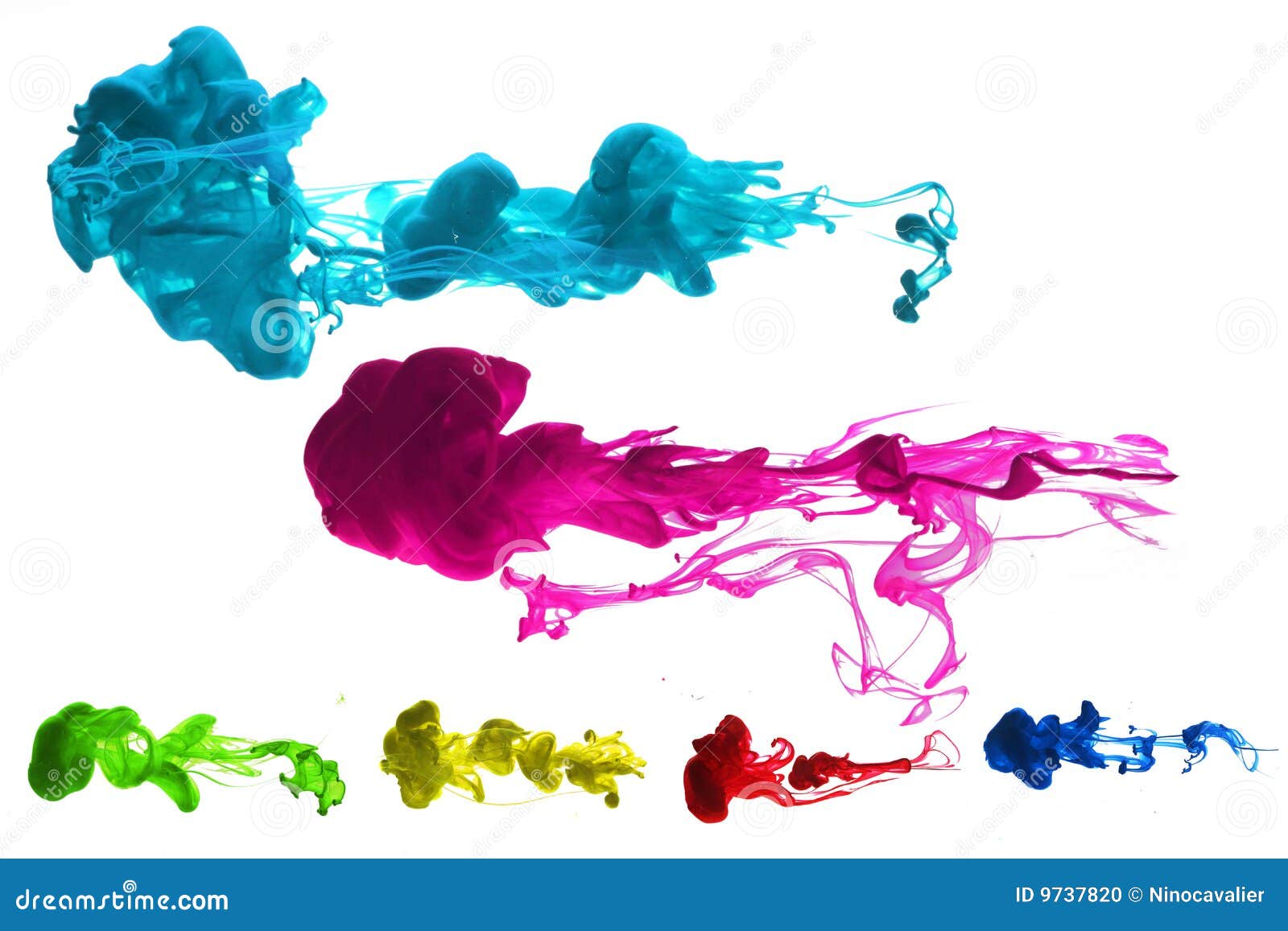 Tinta de Cmyk foto de stock. Imagem de tintura, textura - 9737820