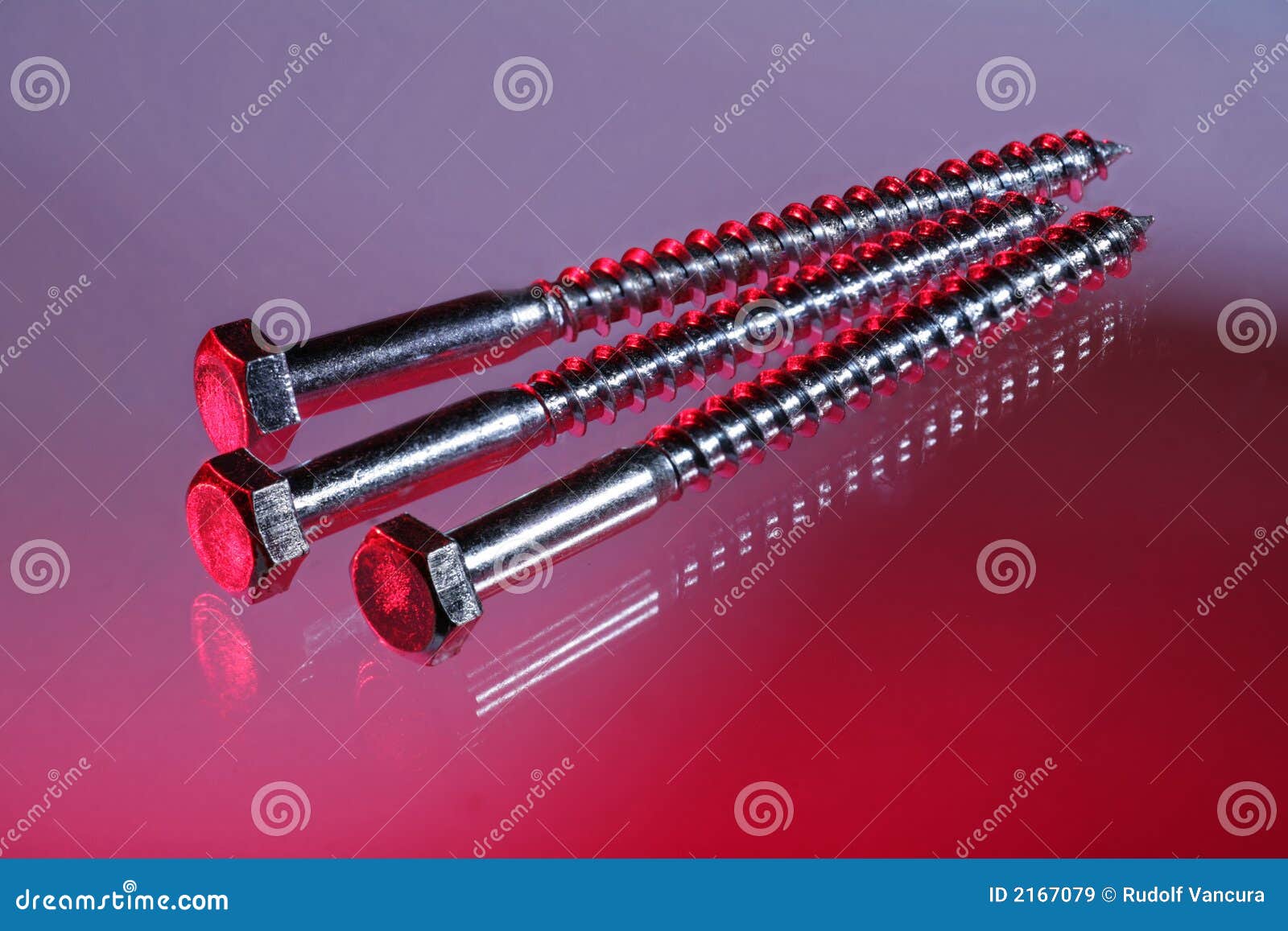 Tinted Screws stock image. Image of backlit, iron, close - 2167079