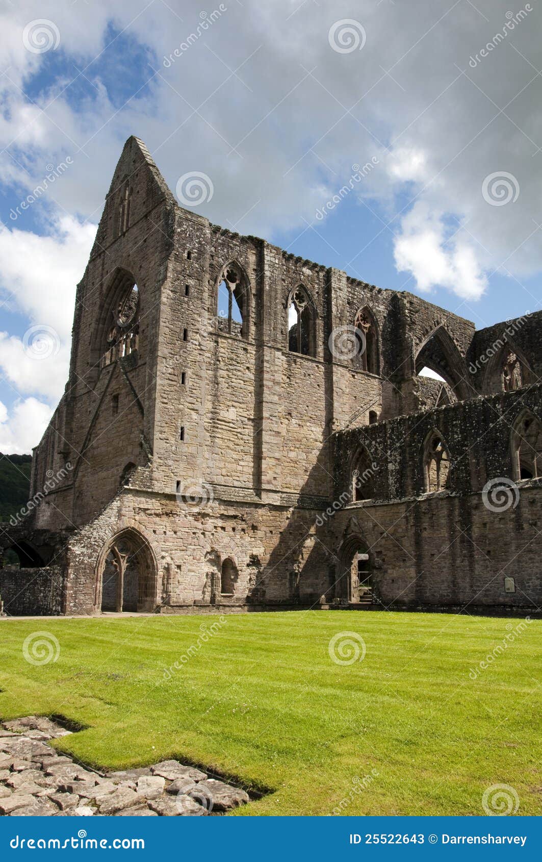 Tintern Abbey in Wales stock image. Image of historic - 25522643