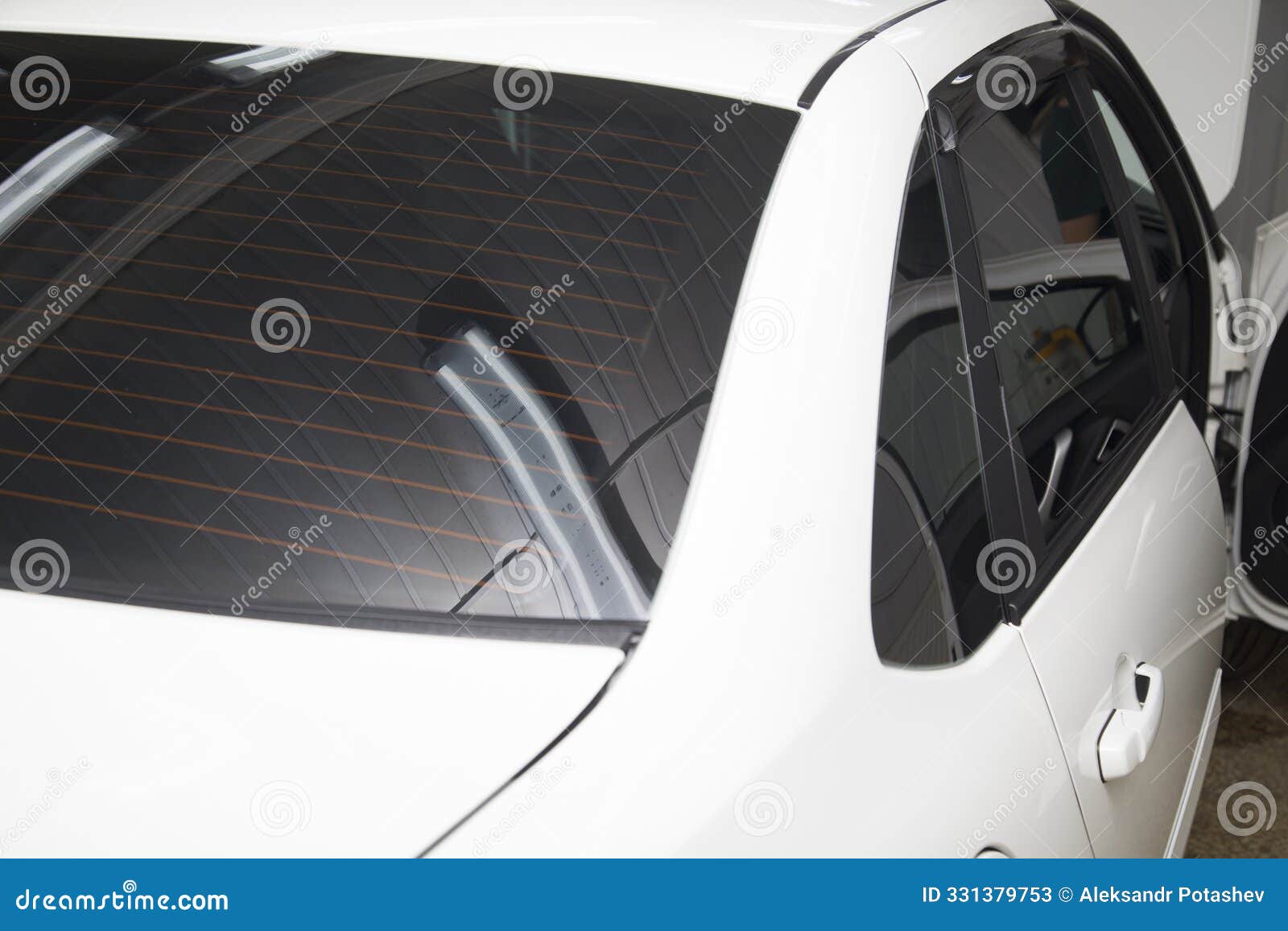 Tinting of Car Windows.Window Film for Car Stock Image - Image of ...