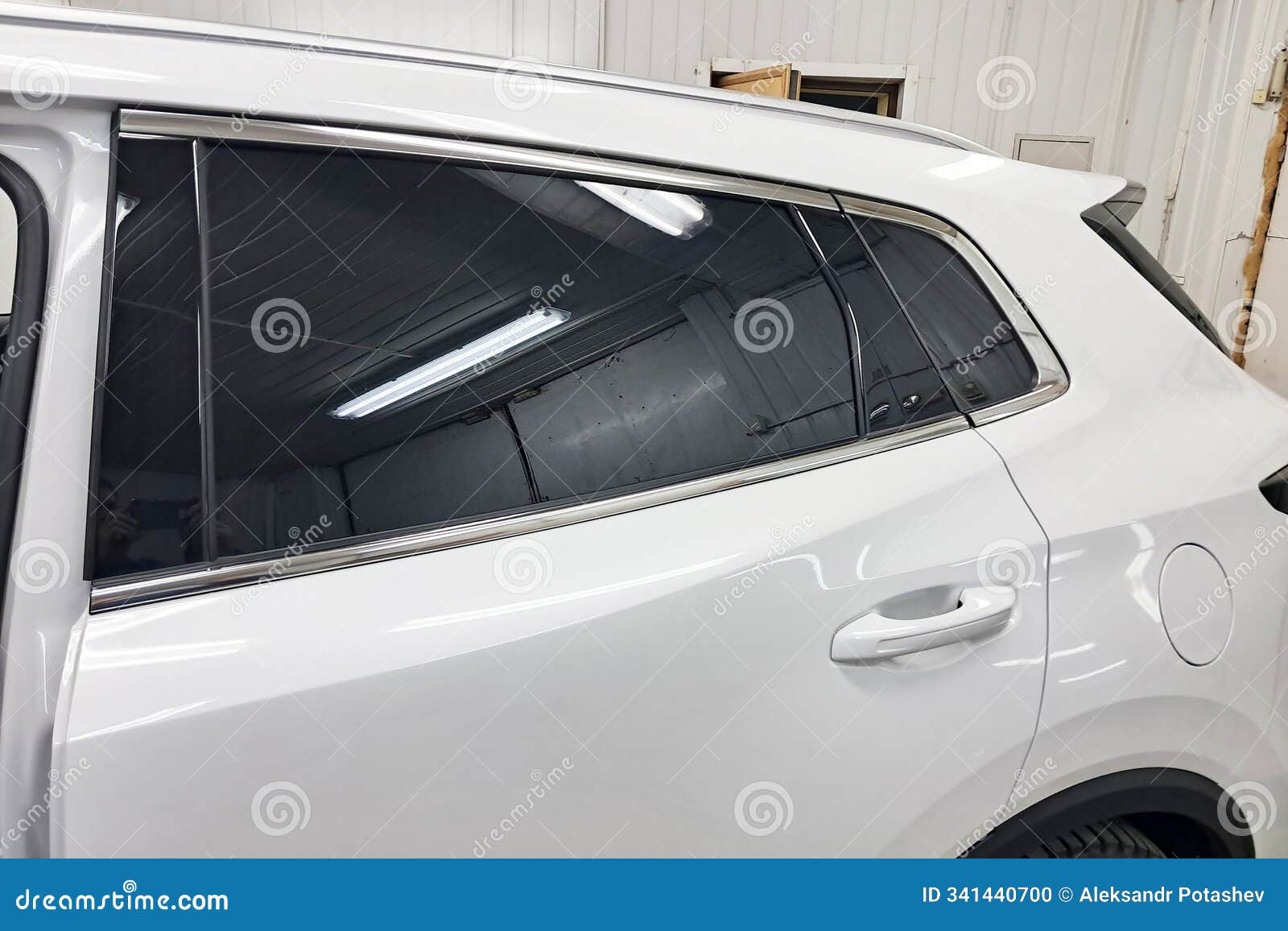 Tinting of Car Windows.Window Film for Car Stock Photo - Image of ...