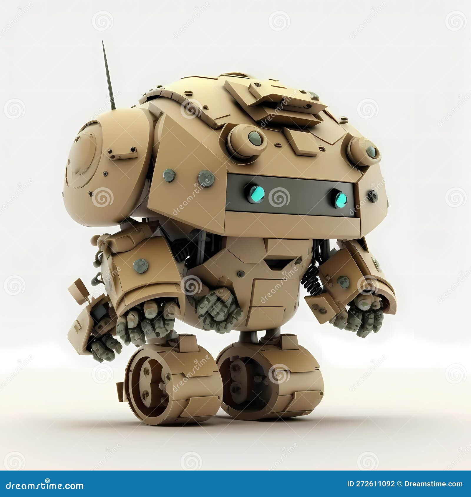 Tiny Army Character Robot. Generative AI Stock Illustration - Illustration of tiny, tech: 272611092