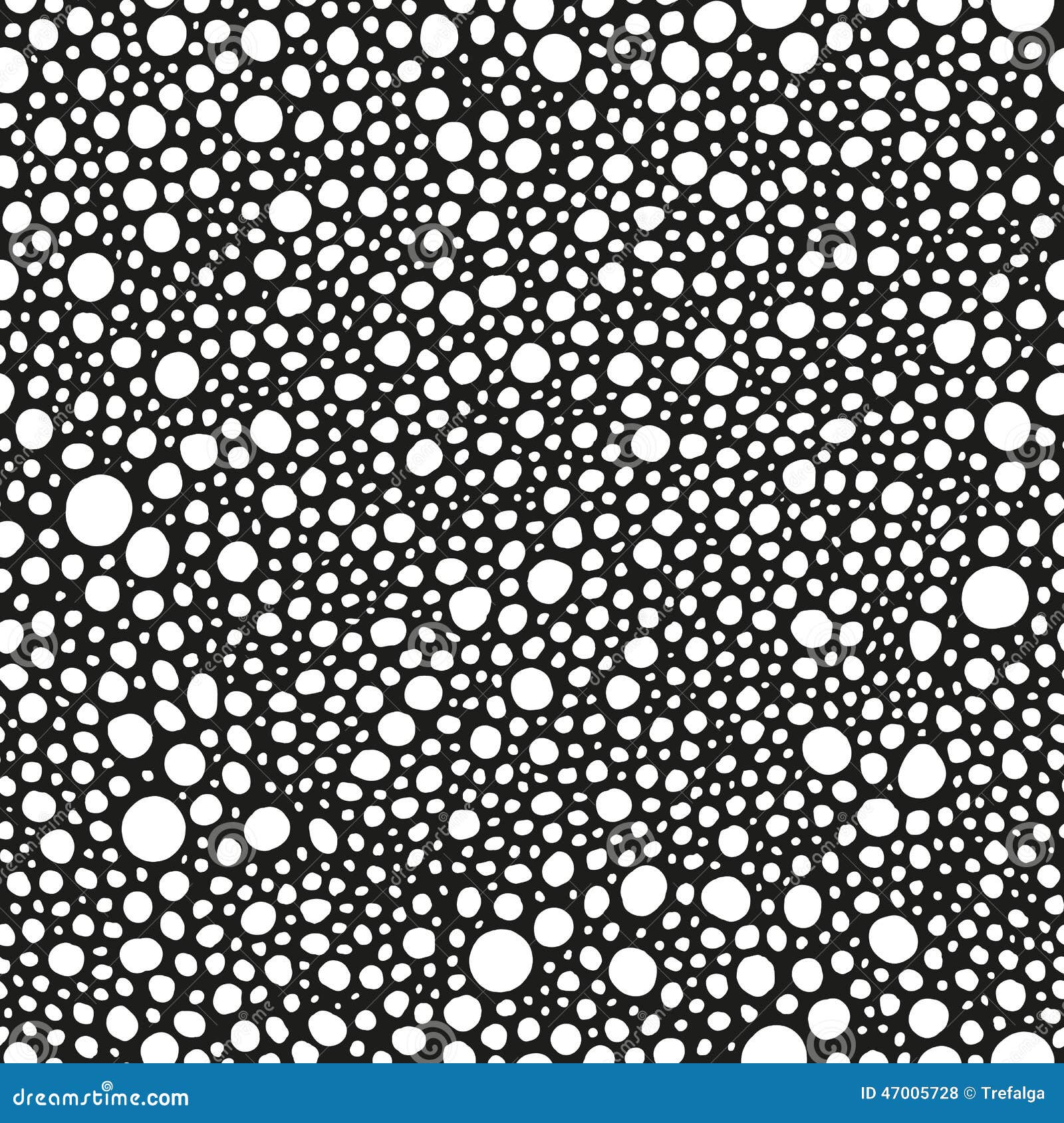 Tiny Black and White Dots Dark Pattern Stock Vector - Illustration of ...