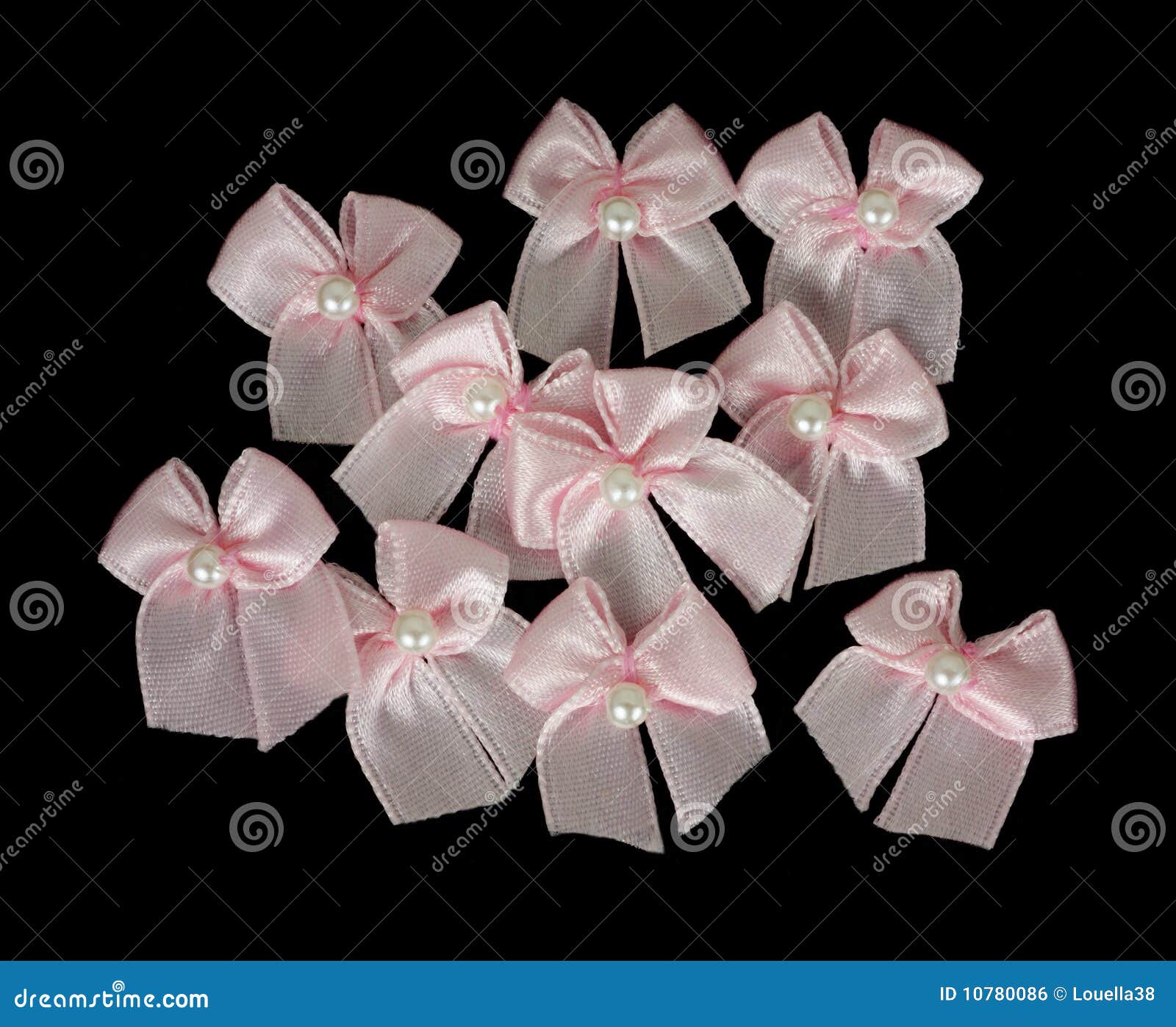 Tiny bows group stock photo. Image of nice, lustrous - 10780086