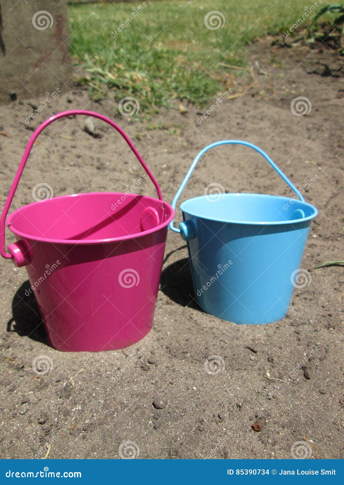 Tiny Buckets. stock photo. Image of gardener, decorative - 85390734