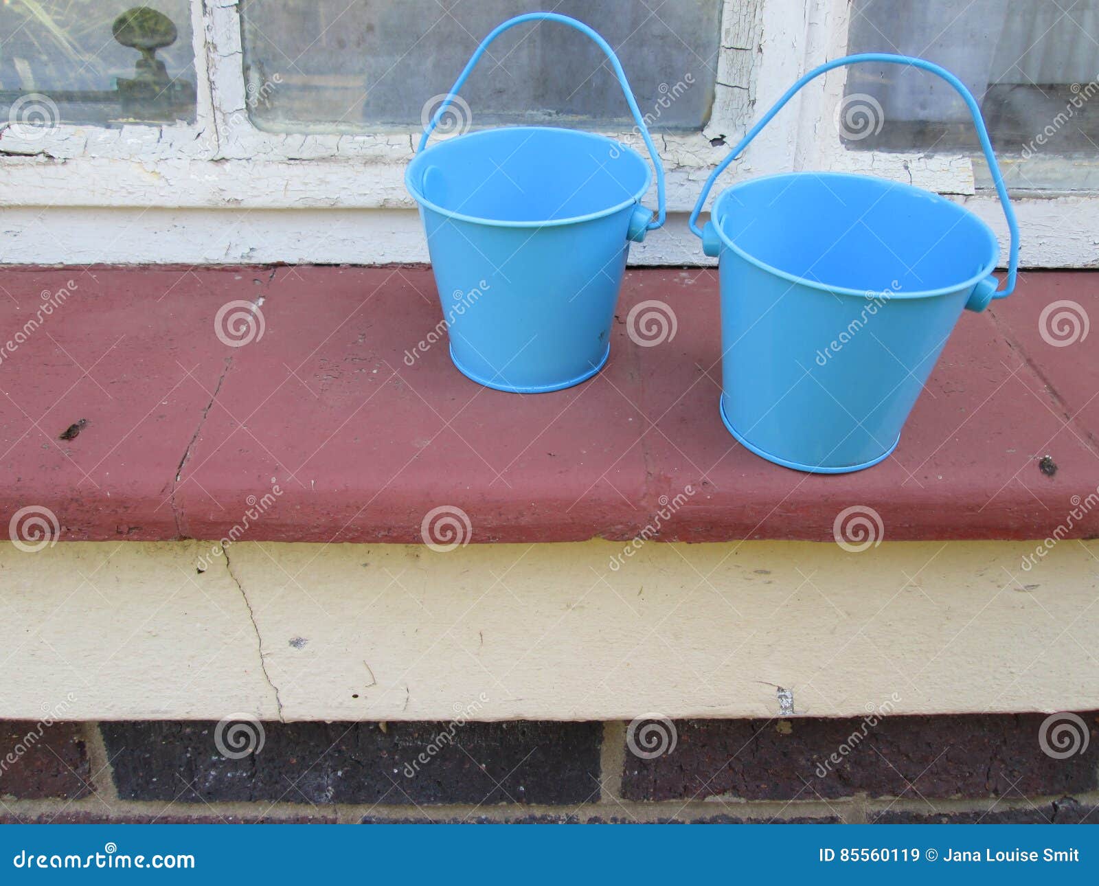 Tiny Buckets. stock image. Image of decoration, home - 85560119