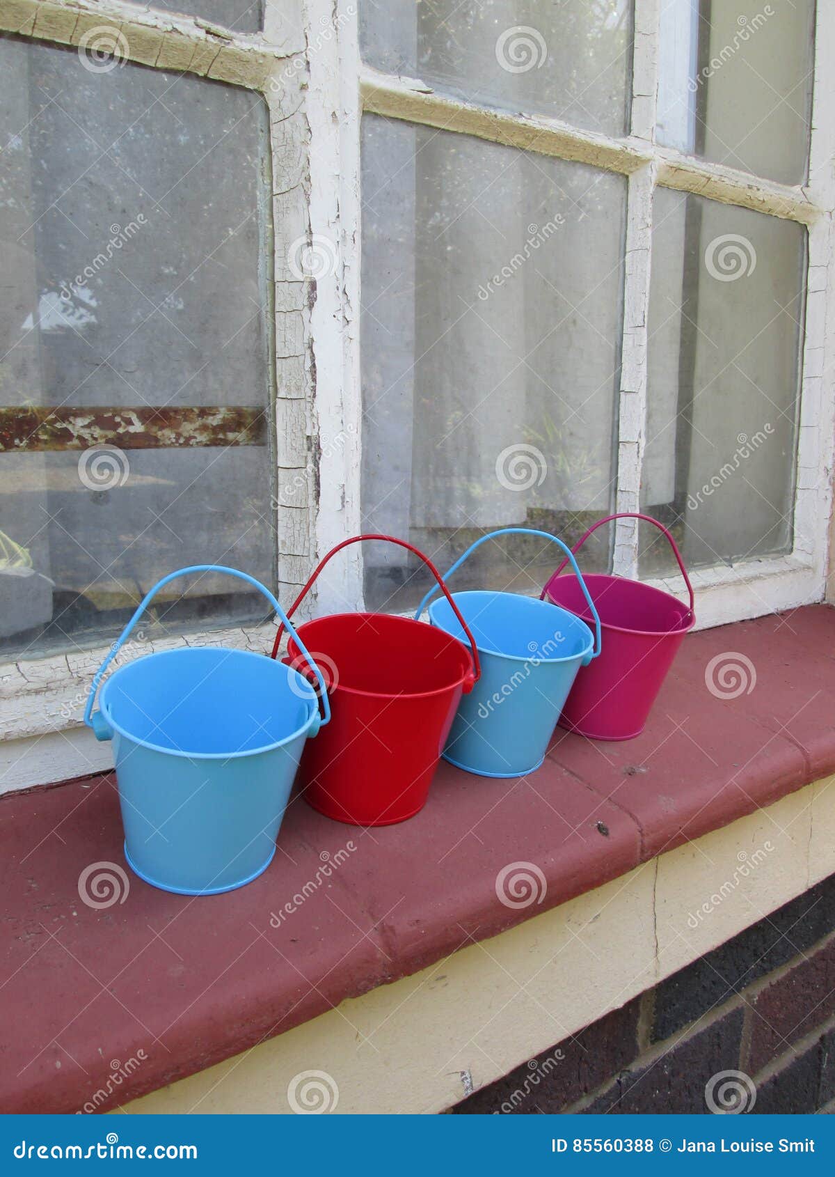 Tiny Buckets. stock photo. Image of handle, household - 85560388