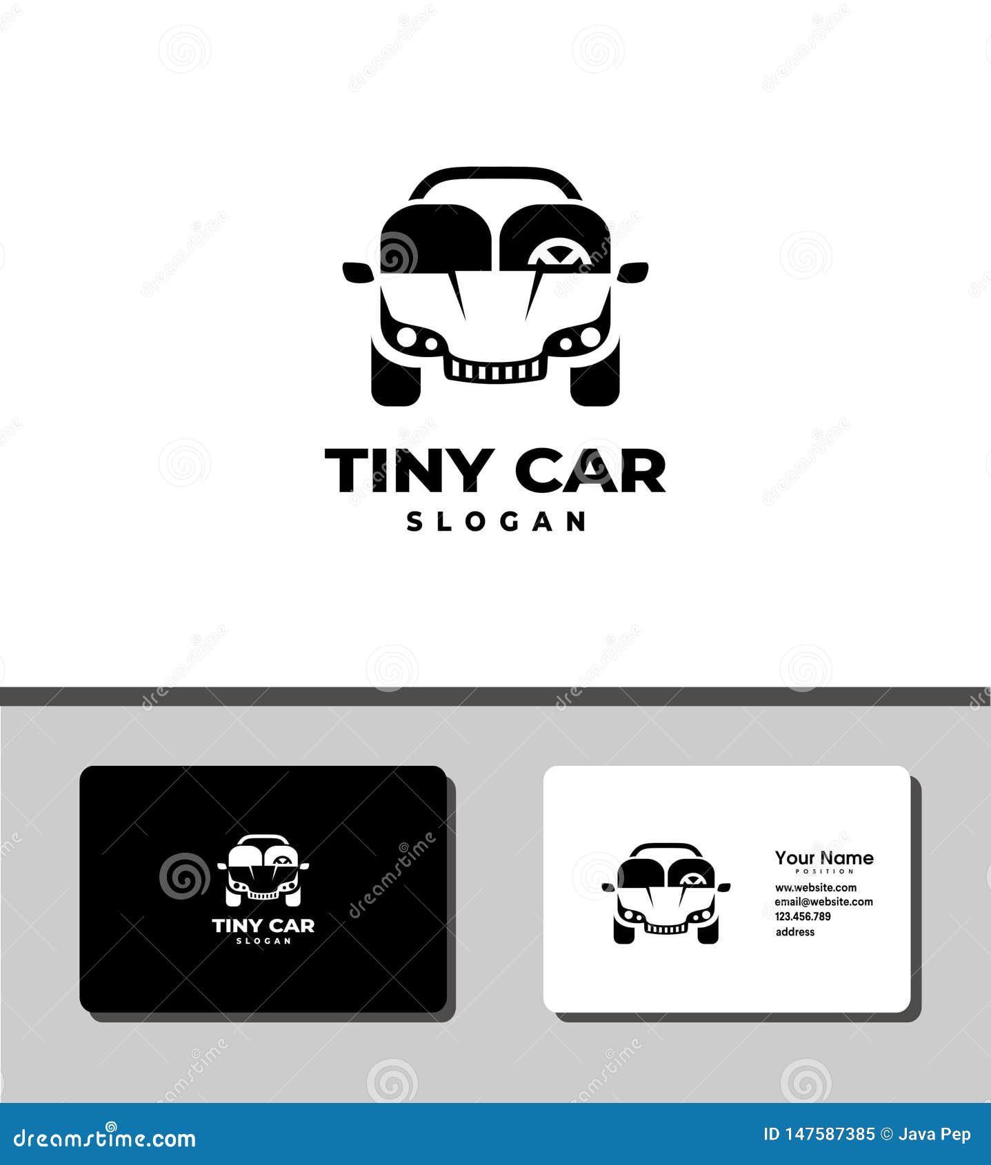 Tiny car logo stock illustration. Illustration of element - 147587385