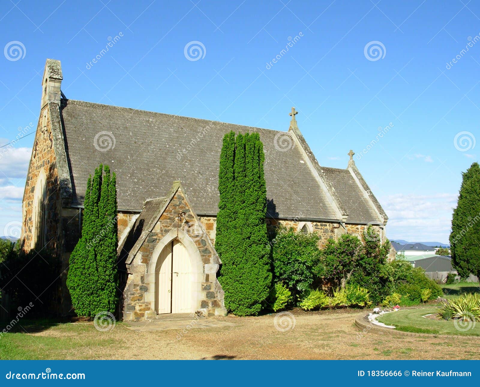 Tiny chapel stock photo. Image of yard, church, catholic - 18356666