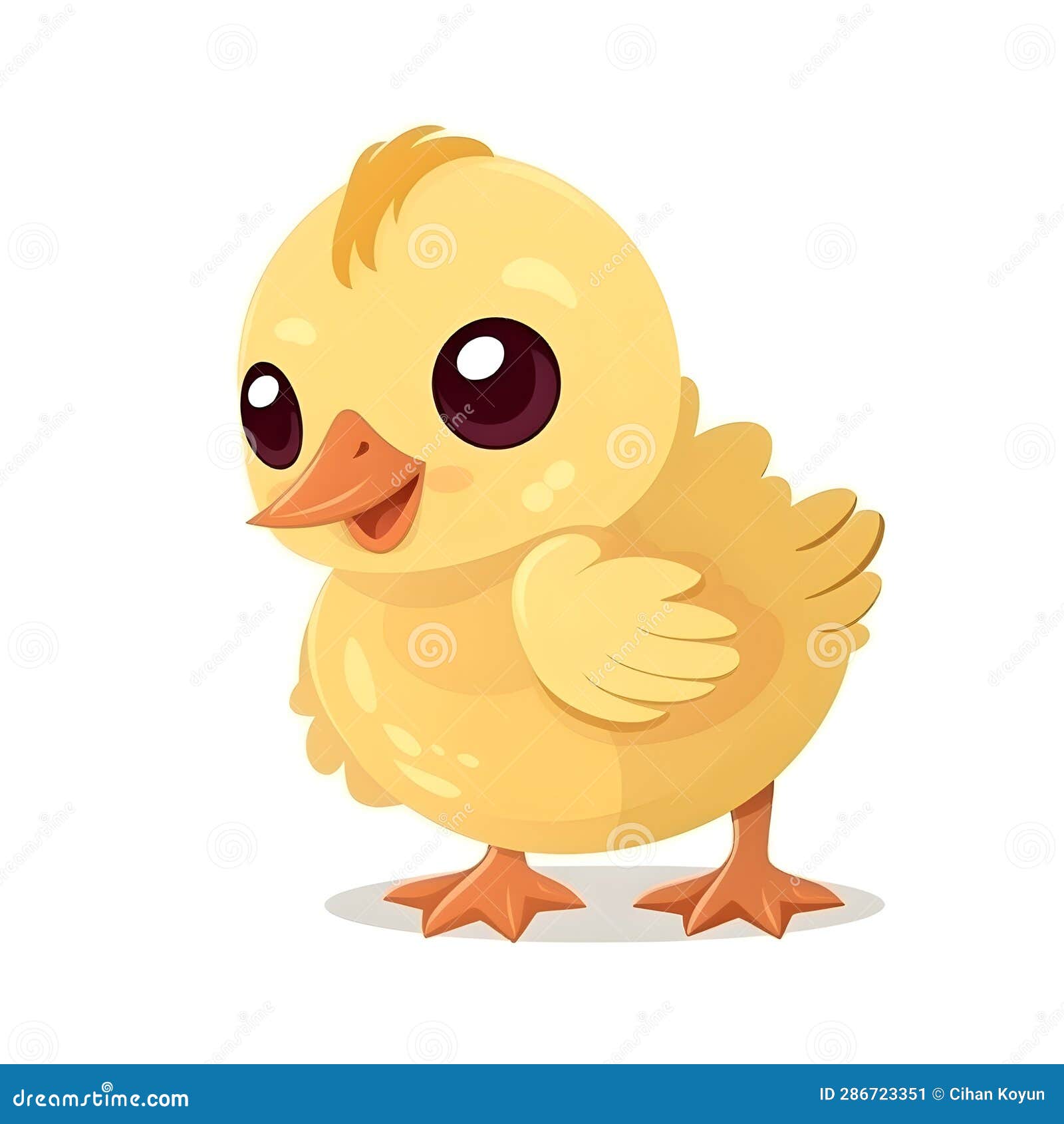 Tiny chick cartoon stock illustration. Illustration of traditional ...