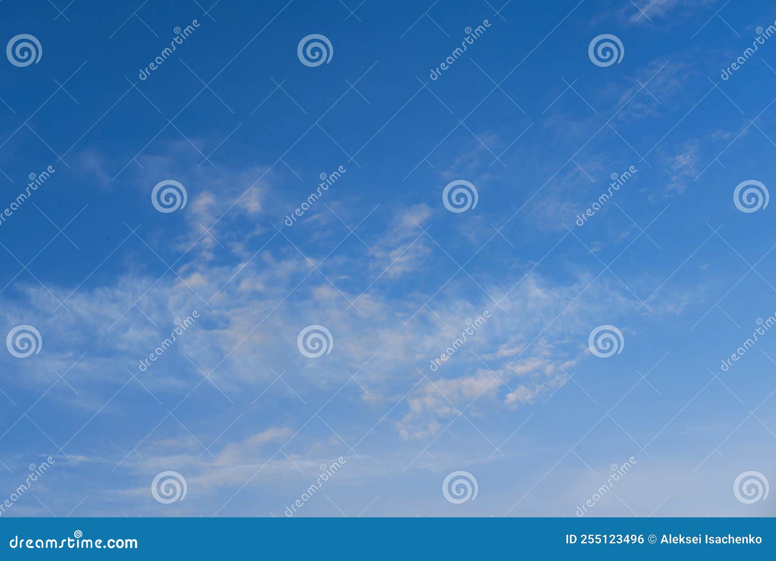 Tiny Clouds in the Sky (nature Background). Stock Photo - Image of ...