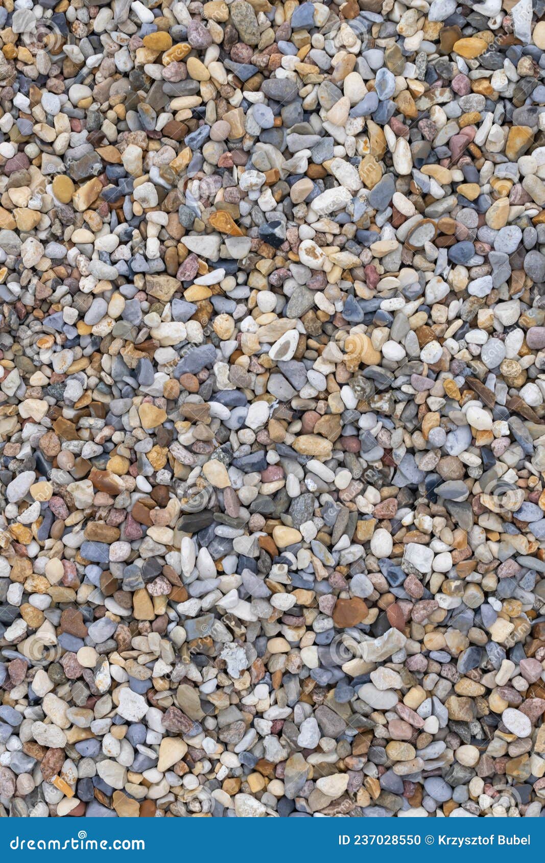Tiny Colored Pebbles with Visible Details. Background or Texture Stock ...