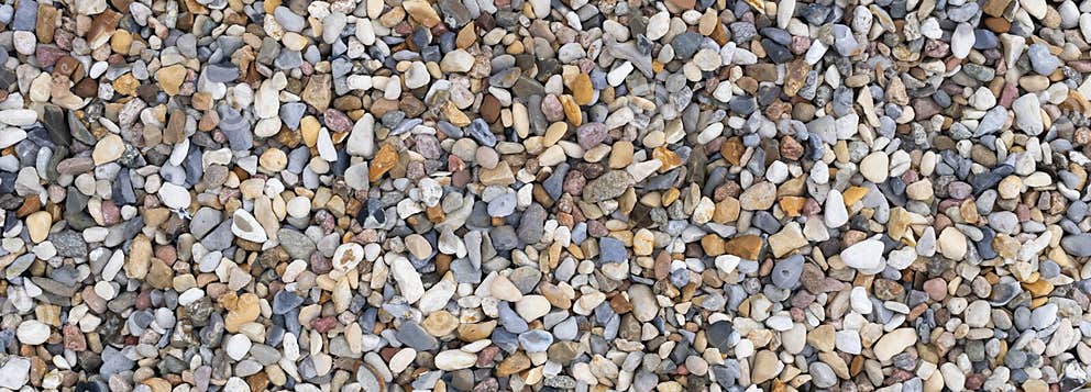Tiny Colored Pebbles with Visible Details. Background or Texture Stock ...