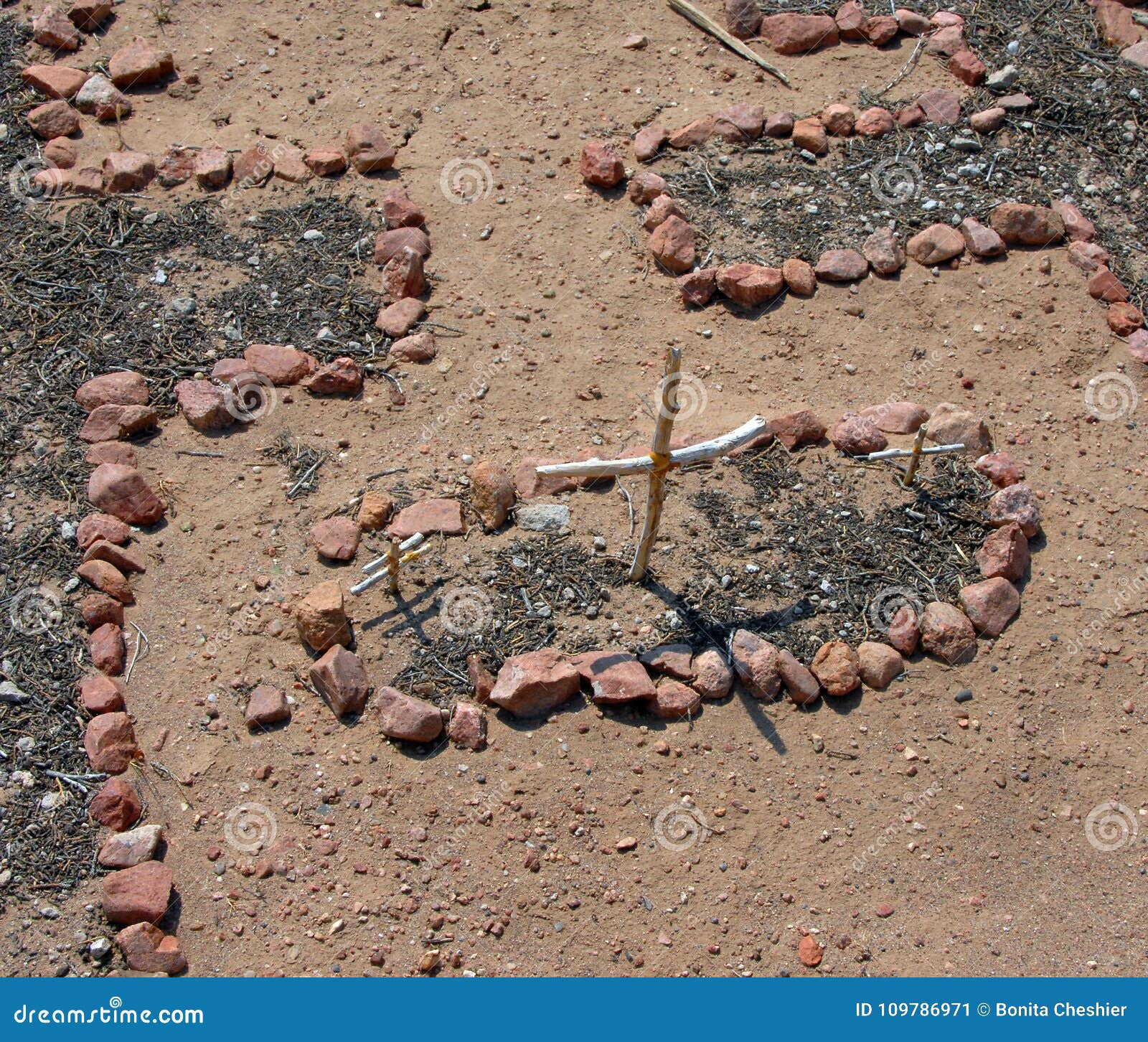 Tiny Cemetery stock image. Image of santa, buried, ranch - 109786971