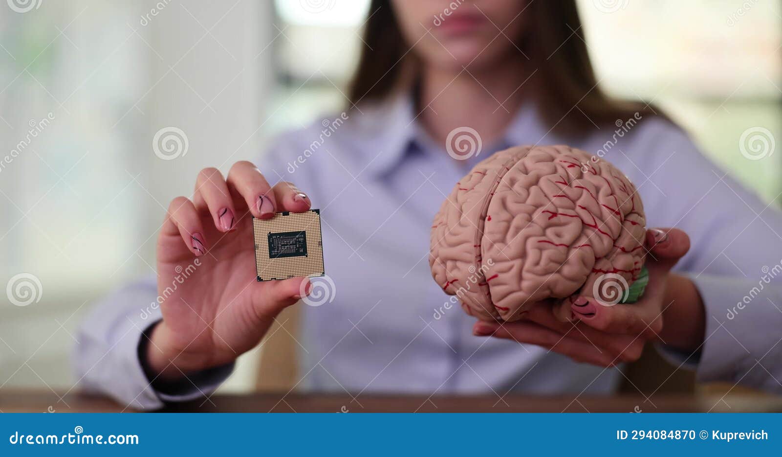 Tiny Detail of Computer Chip and Human Brain Stock Footage - Video of ...