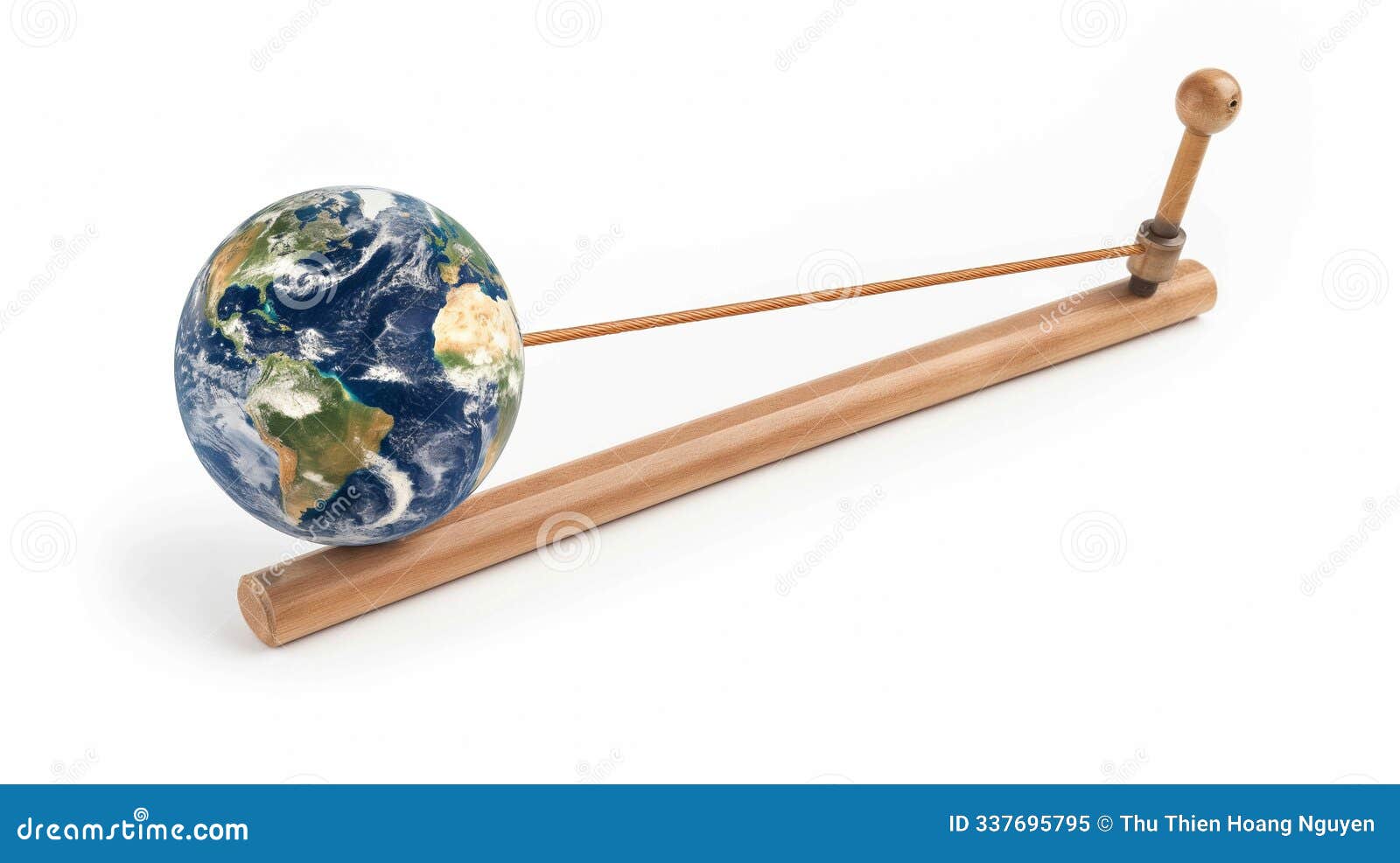 Tiny Earth on White Background Stock Image - Image of america, planet ...