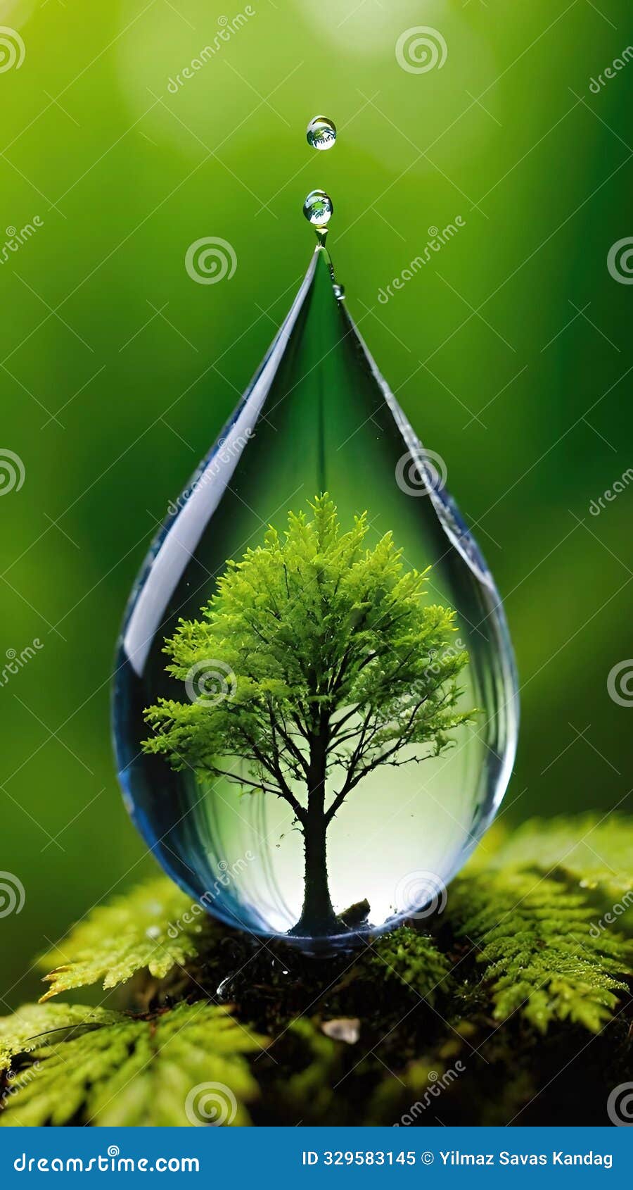 Tiny Ecosystem.a Breathtaking Close-up of a Miniature Ecosystem Stock ...