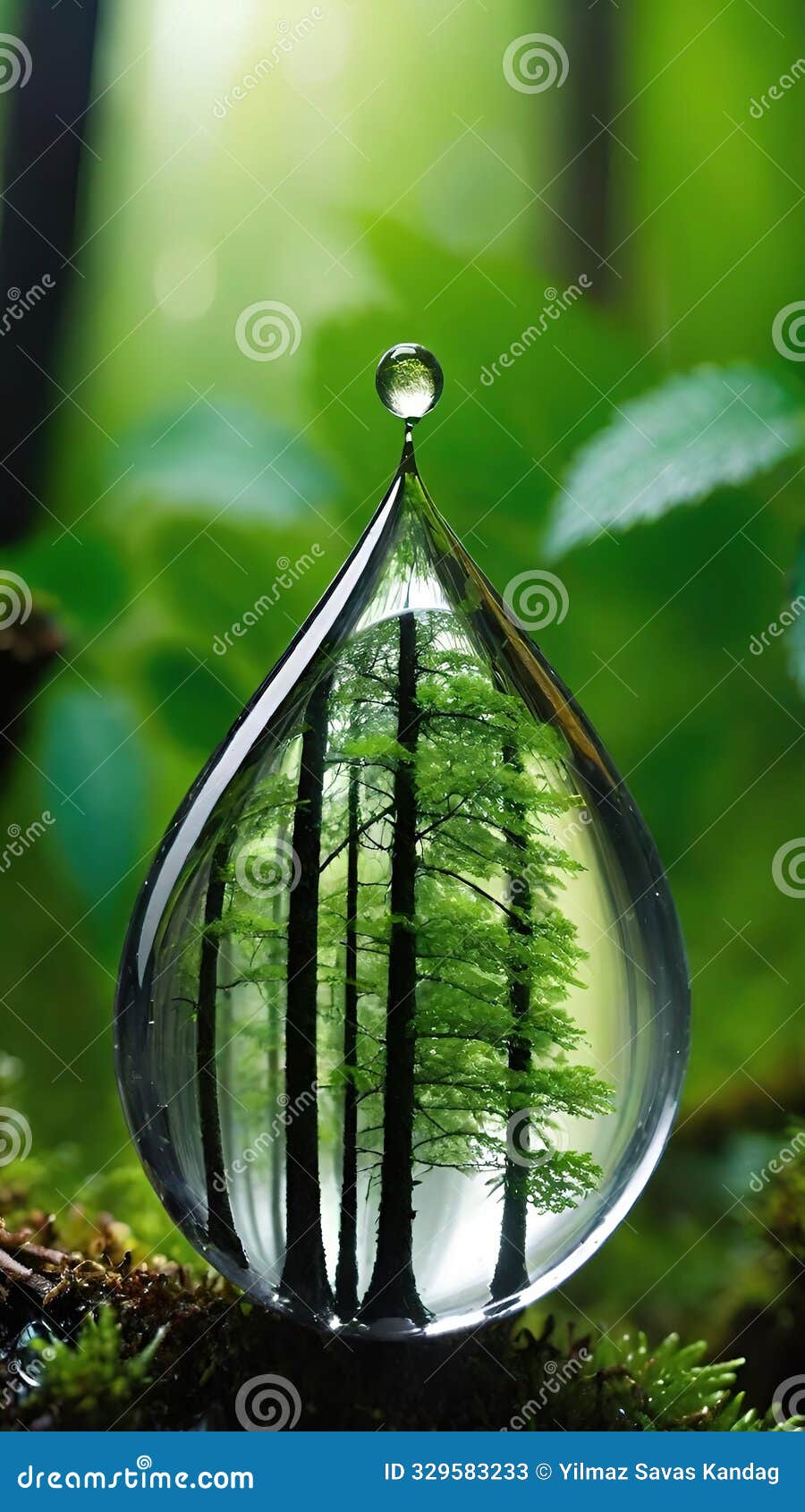 Tiny Ecosystem.a Breathtaking Close-up of a Miniature Ecosystem Stock ...