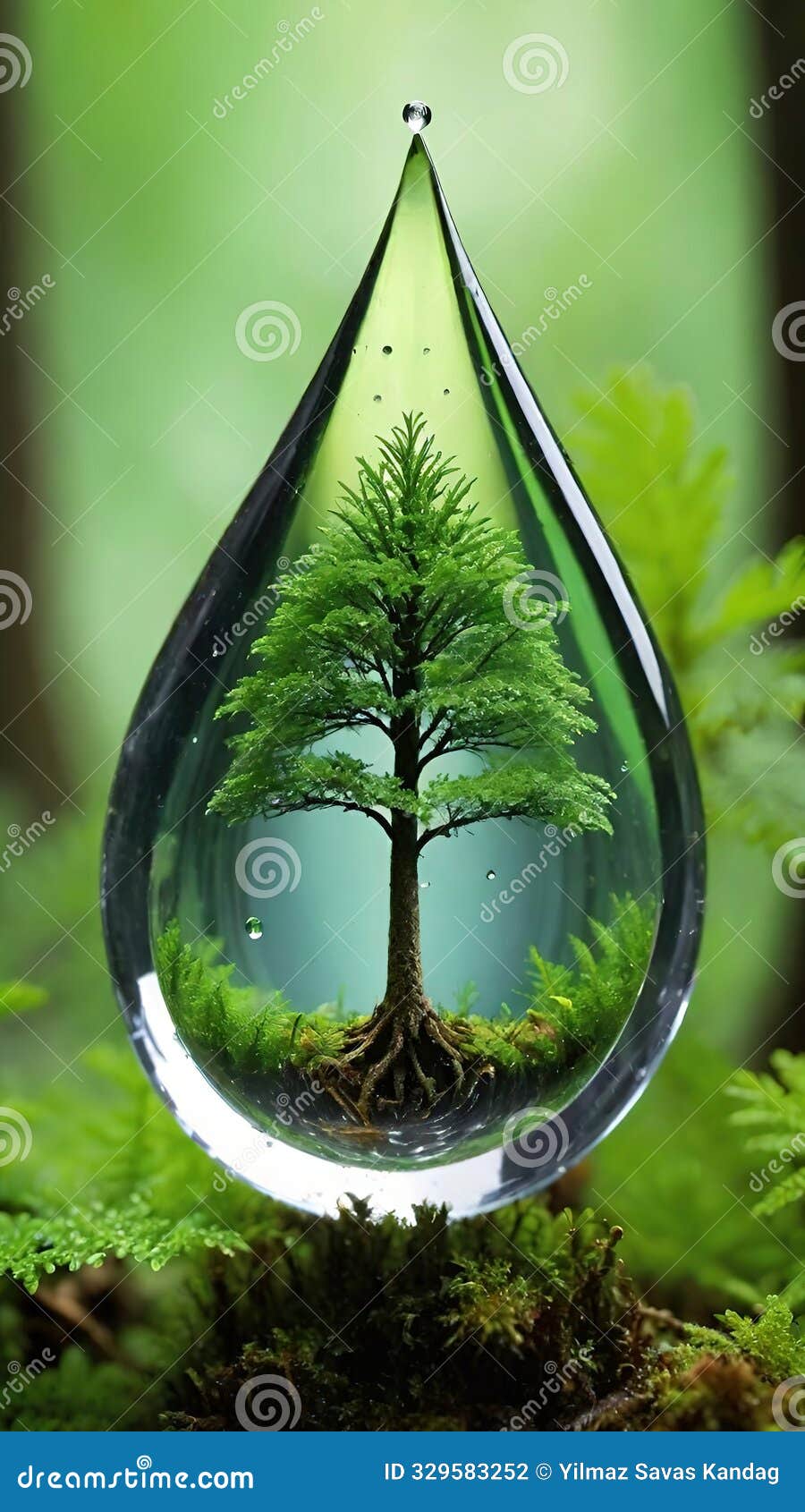 Tiny Ecosystem.a Breathtaking Close-up of a Miniature Ecosystem Stock ...