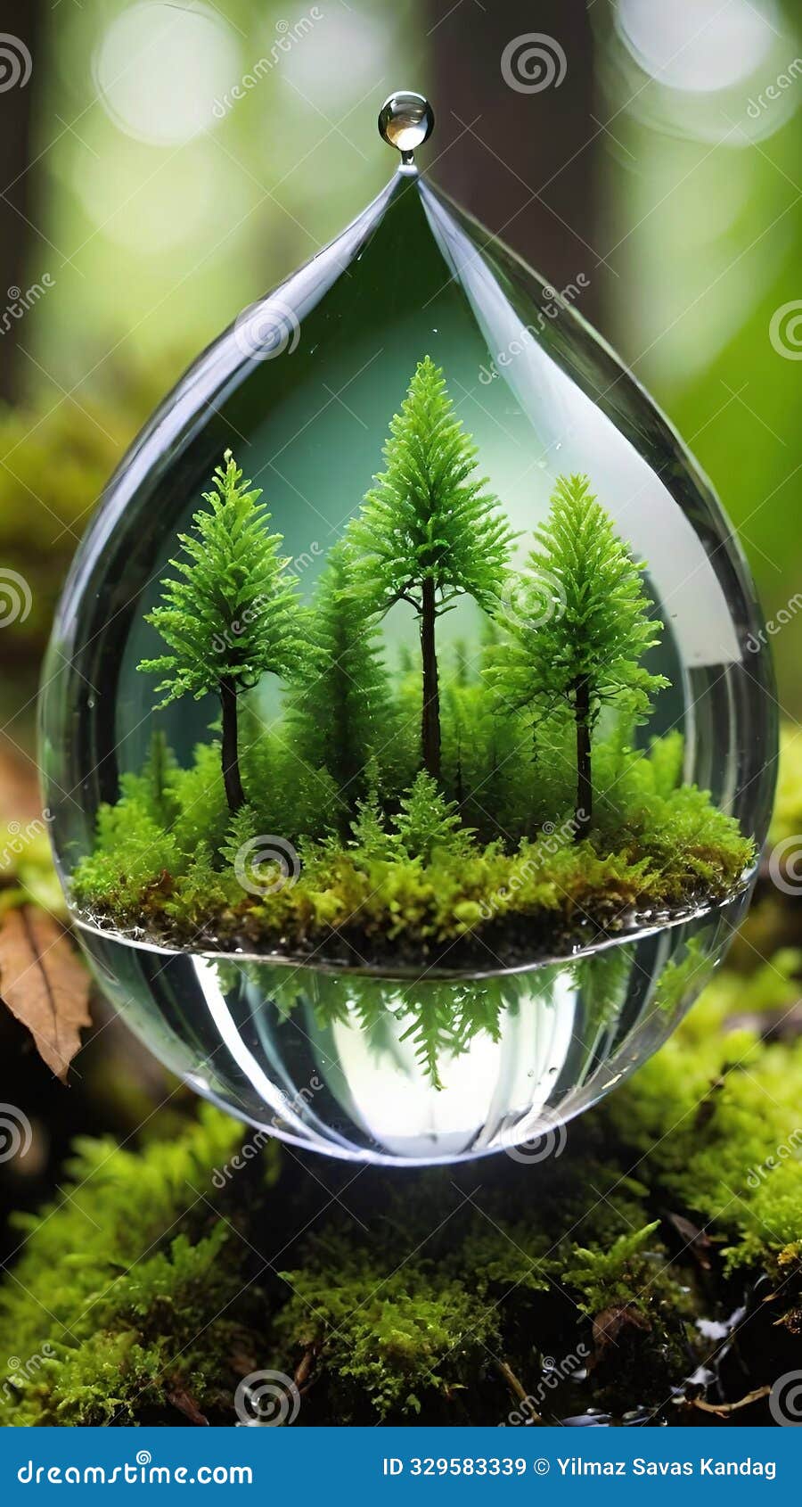 Tiny Ecosystem.a Breathtaking Close-up of a Miniature Ecosystem Stock ...