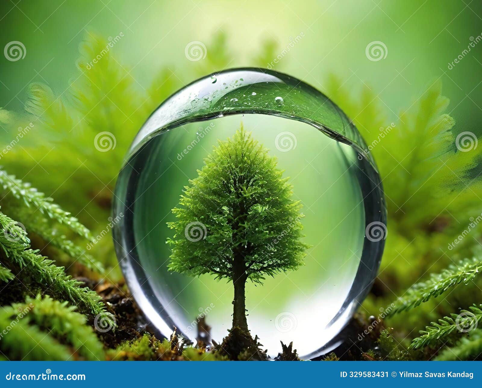 Tiny Ecosystem.A Breathtaking Close-up Of A Miniature Ecosystem ...