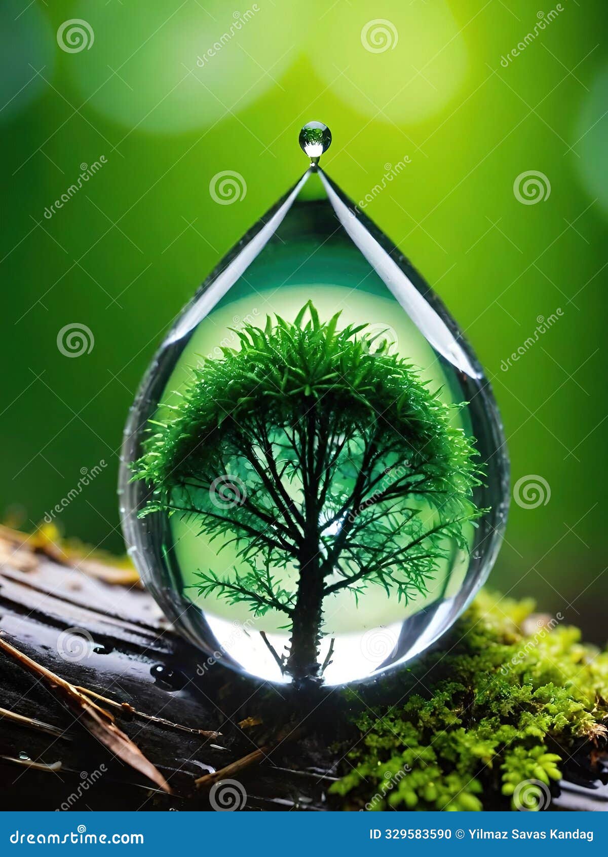 Tiny Ecosystem.a Breathtaking Close-up of a Miniature Ecosystem Stock ...