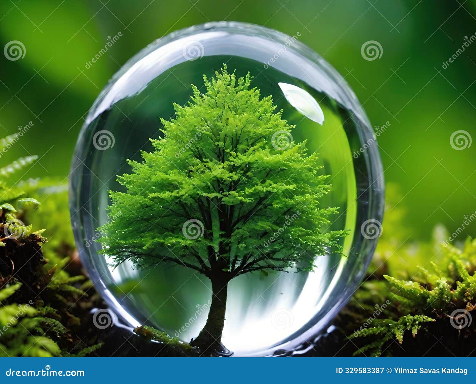 Tiny Ecosystem.a Breathtaking Close-up of a Miniature Ecosystem Stock ...