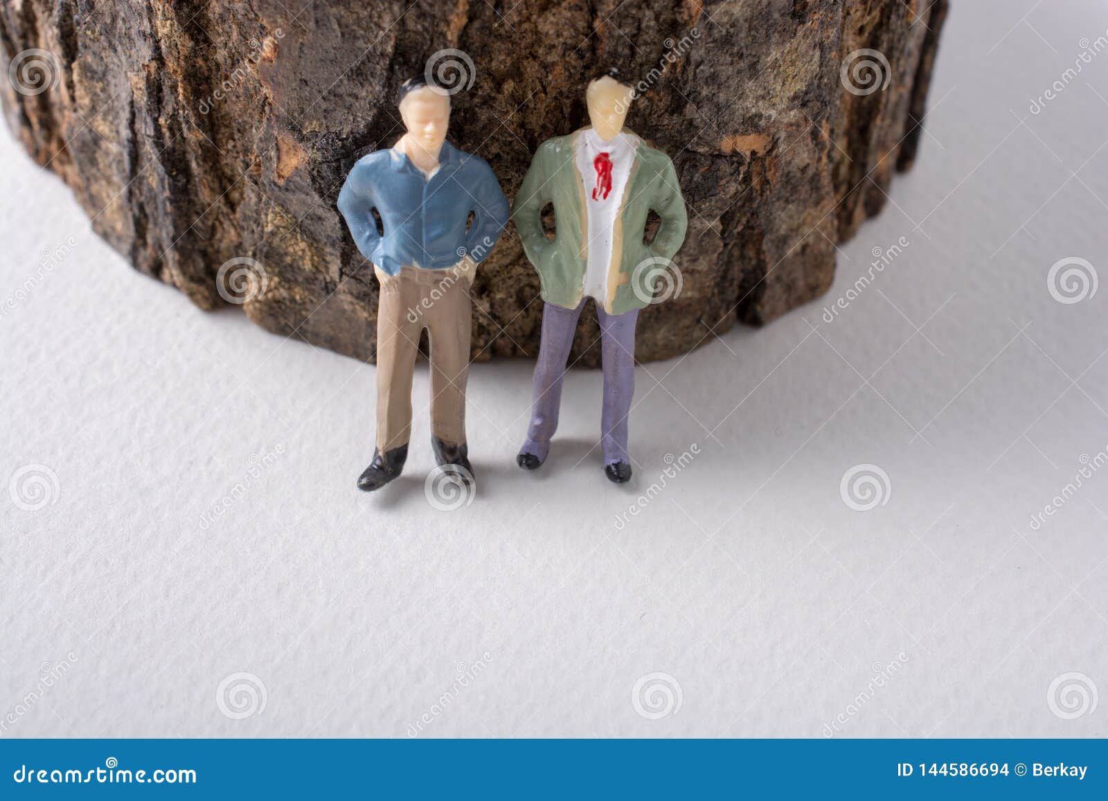 Tiny Figurine of Man Model in View Stock Photo - Image of figure ...