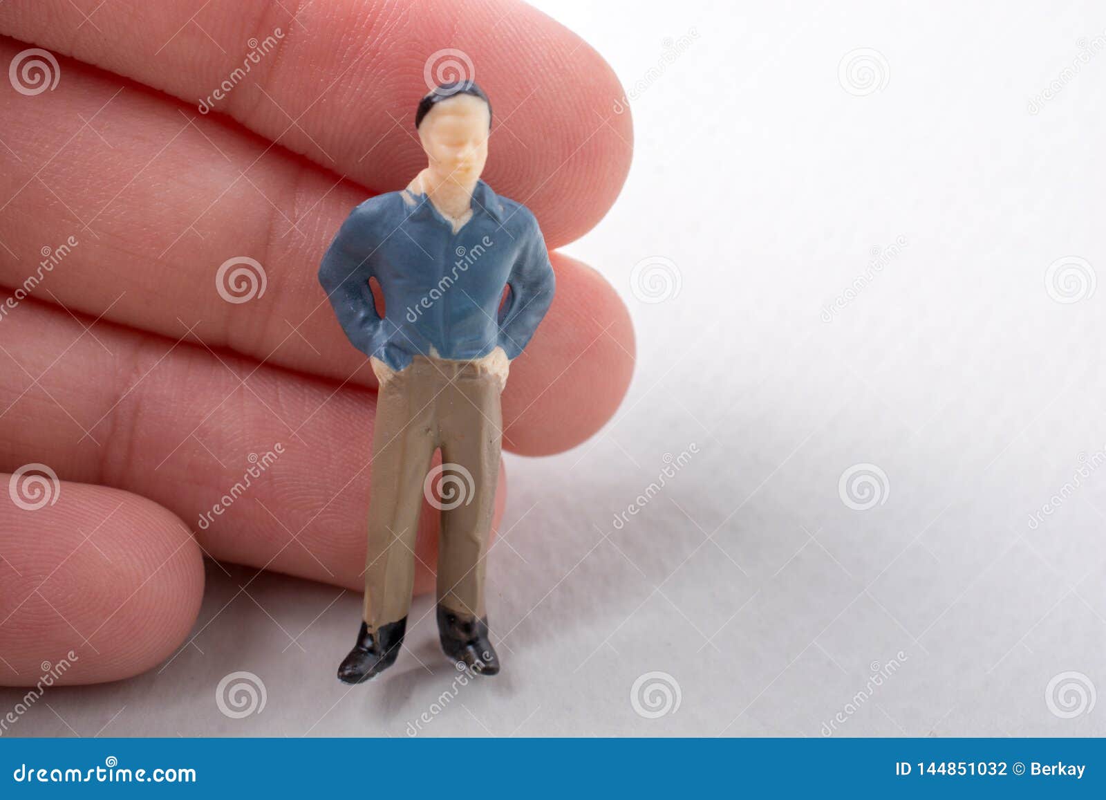 Tiny Figurine of Man Model in View Stock Photo - Image of people, model ...