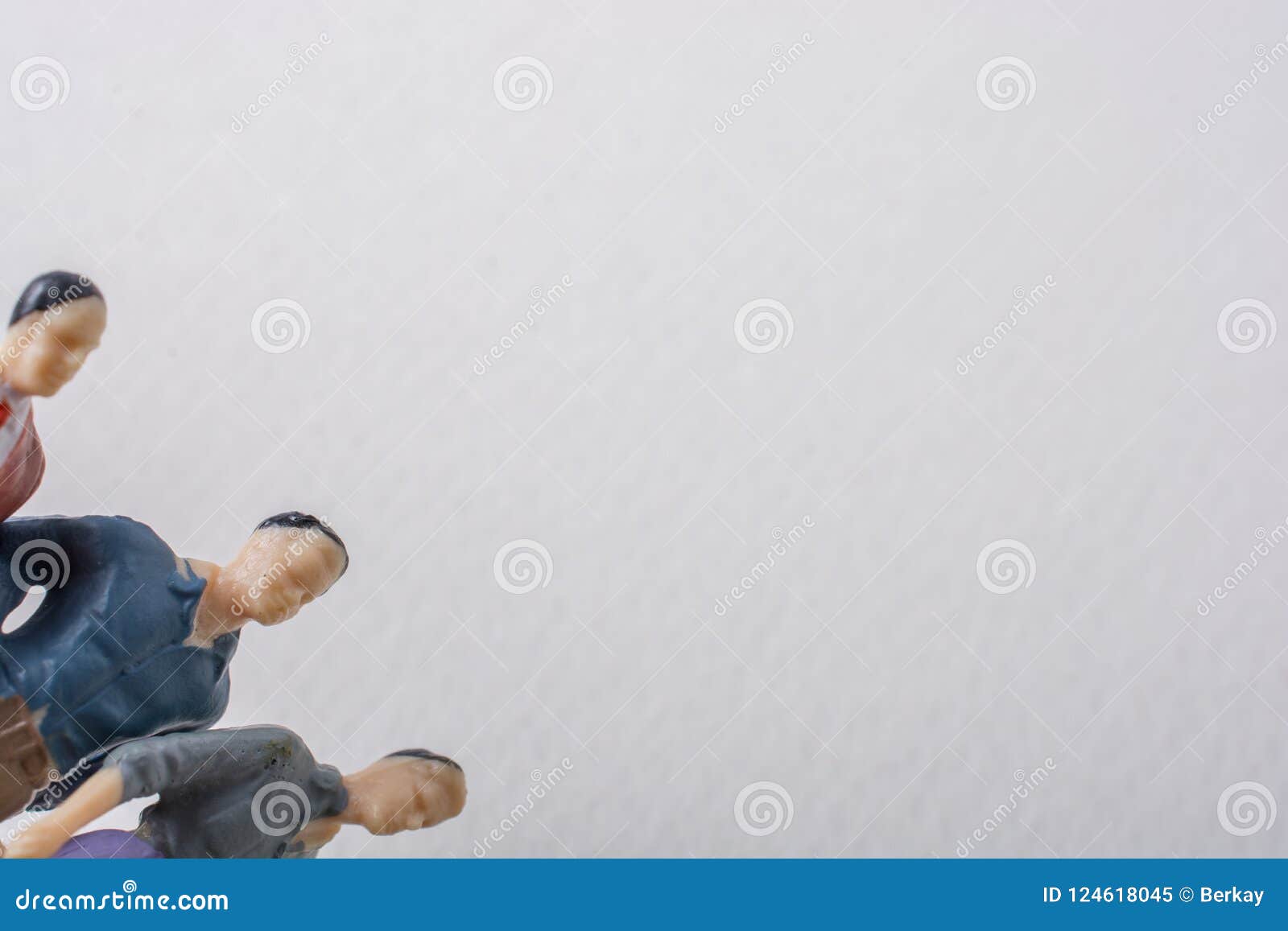 Tiny Figurine of Men Model in View Stock Image - Image of pain, mini ...