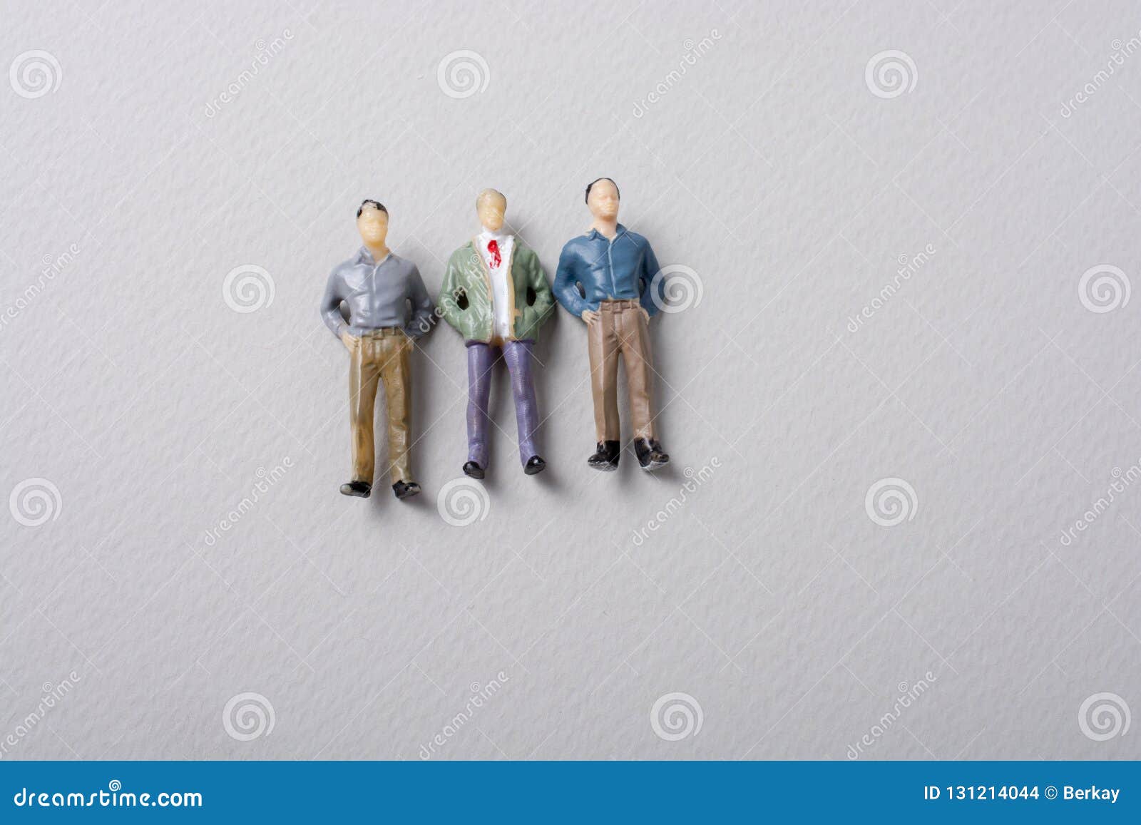 Tiny Figurine of Men Model in View Stock Photo - Image of strategy ...