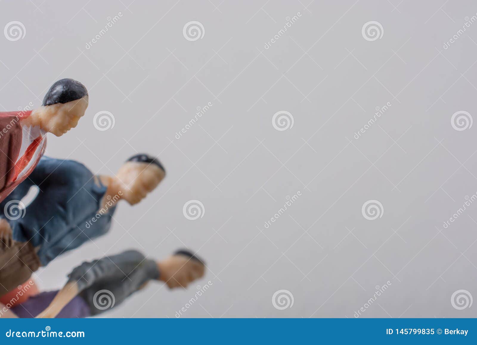 Tiny Figurine of Men Model in View Stock Image - Image of people ...