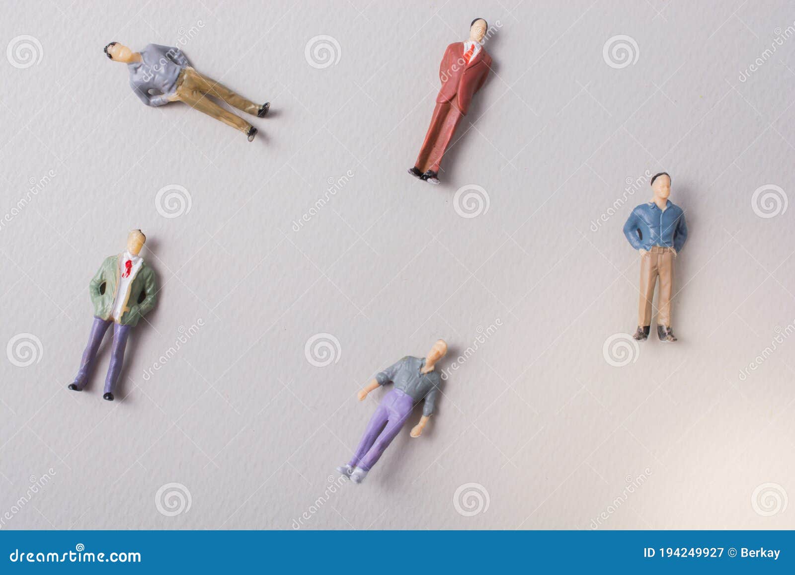 Tiny Figurine of Men Model in View Stock Image - Image of house, keys ...