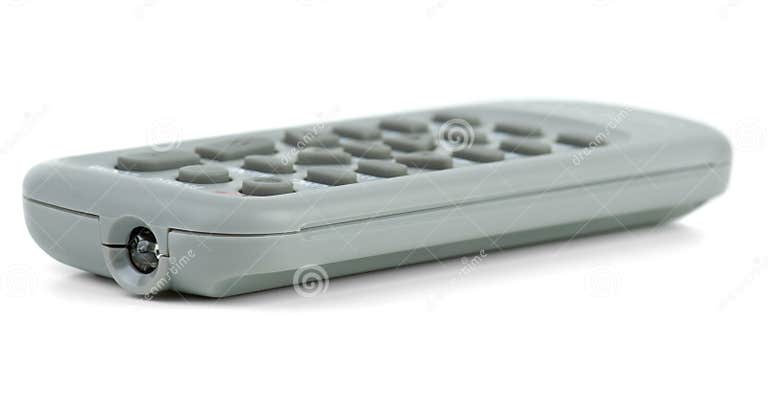 Tiny gray remote control stock image. Image of channel - 13174805