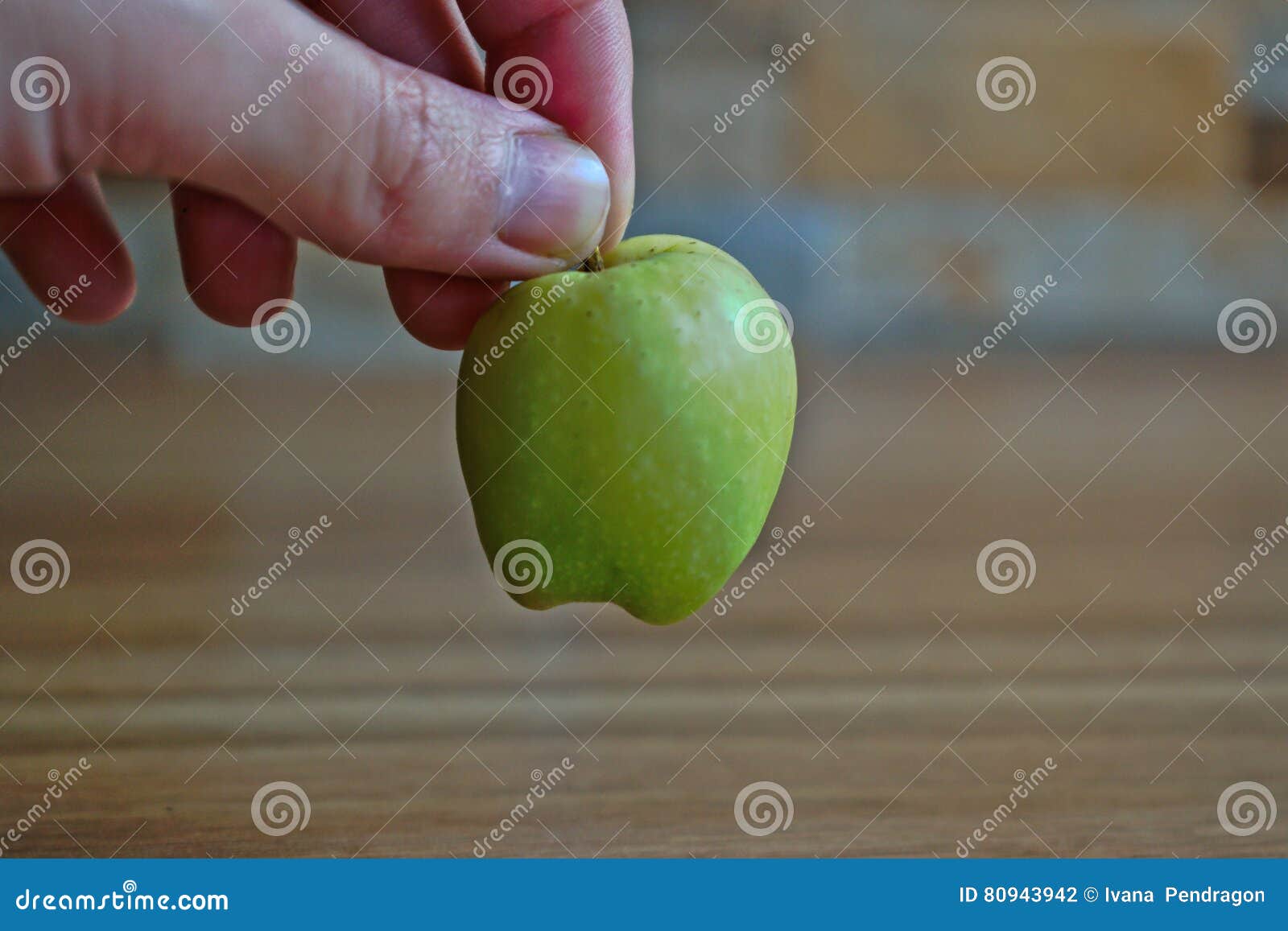 Tiny Green Apple stock photo. Image of small, green, apple - 80943942