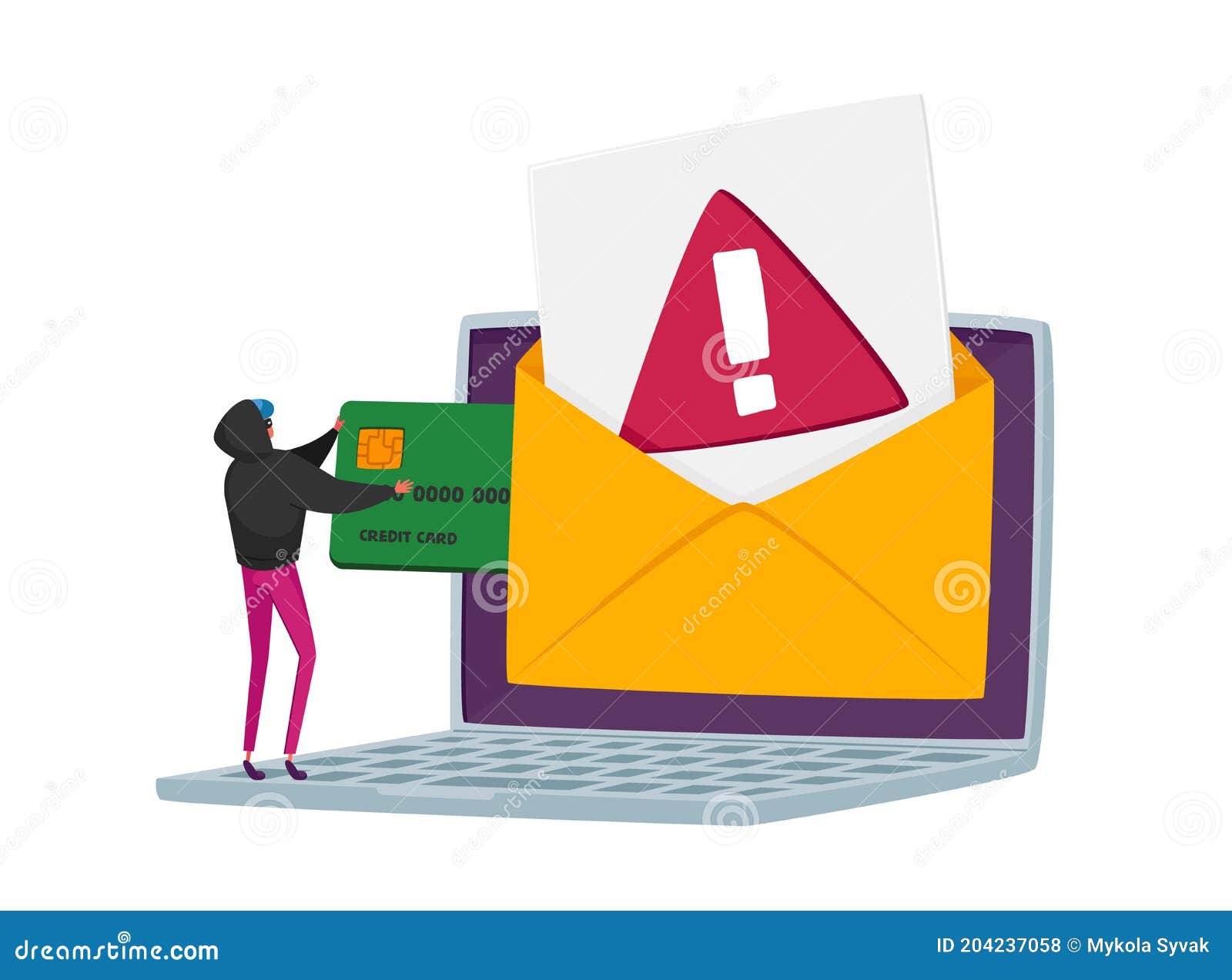 Tiny Hacker Character Hacking Personal Data And Document Folders From ...