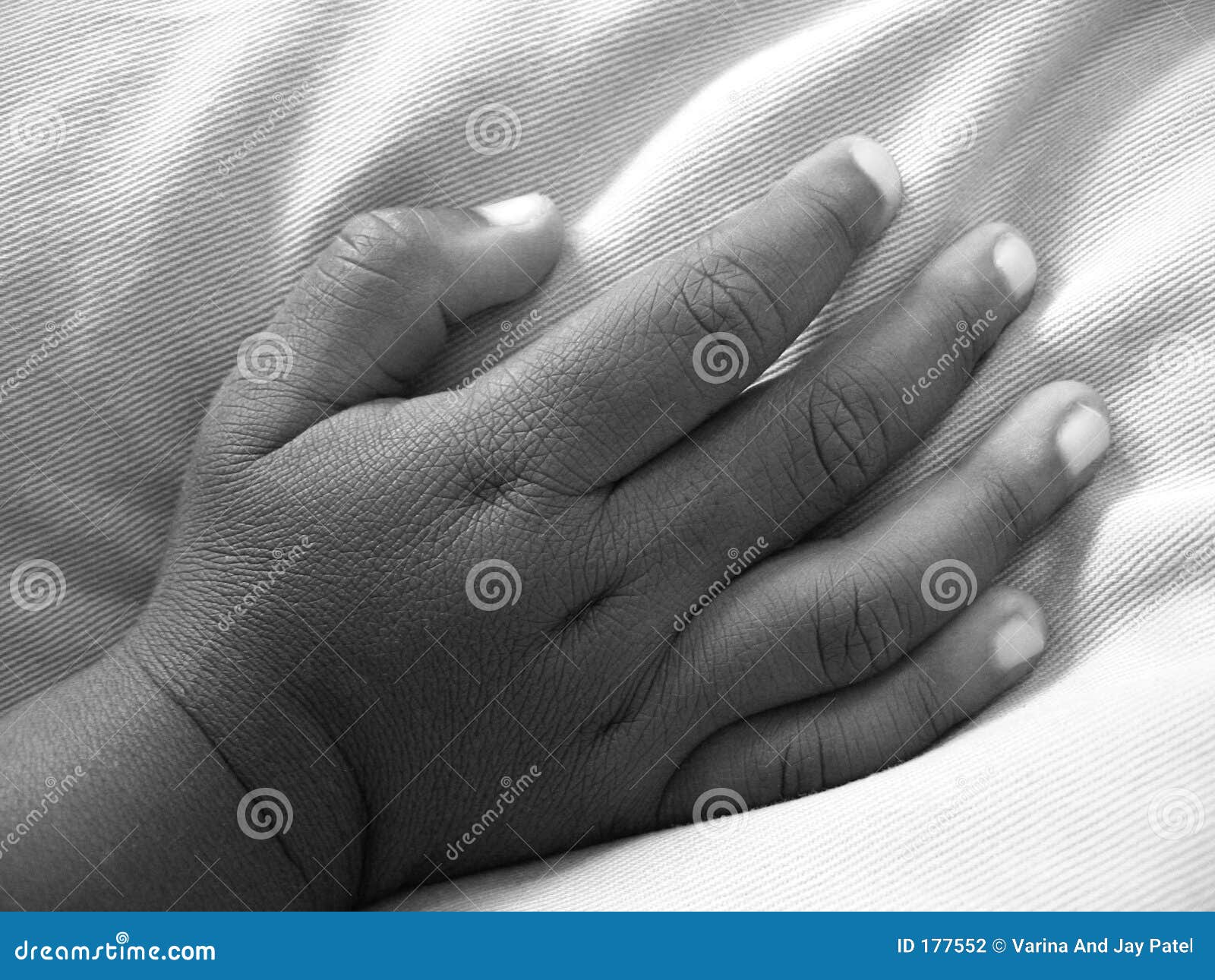 Tiny hand. stock photo. Image of joints, toddler, five - 177552