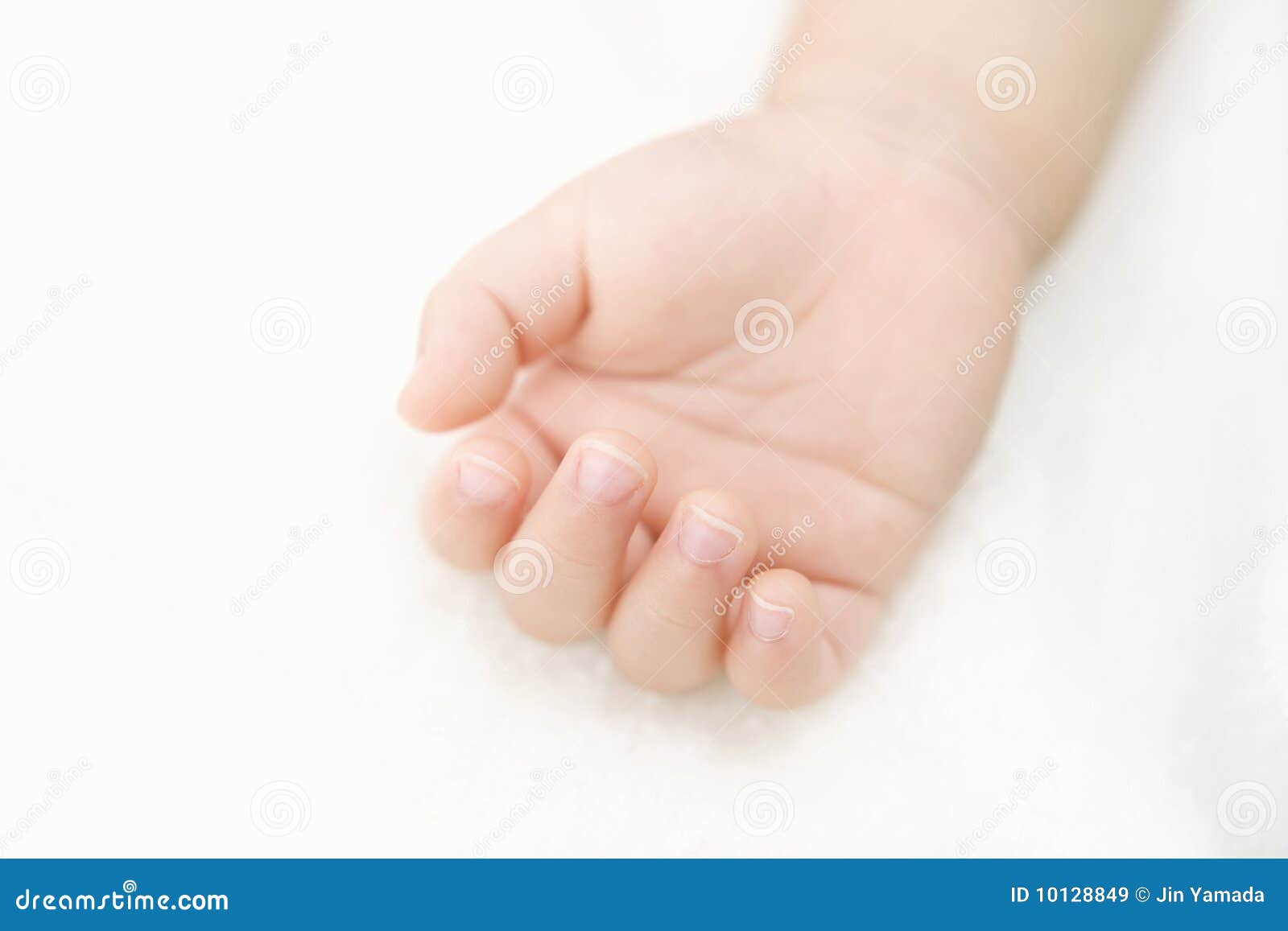 Tiny hand of baby stock image. Image of people, white - 10128849